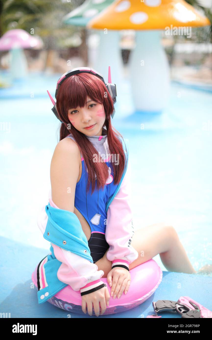 Cute cosplay redhead hi-res stock photography and images - Alamy