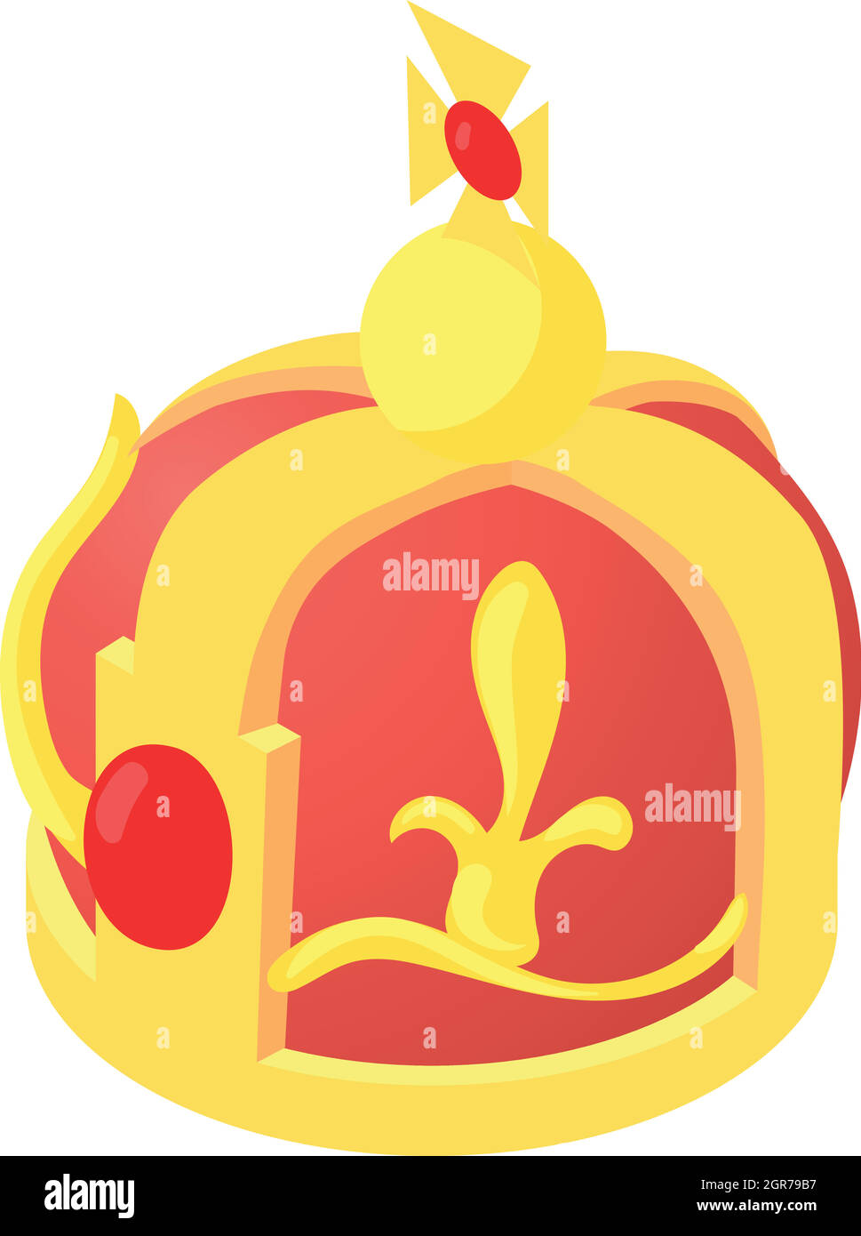 Cartoon wearing crown hi-res stock photography and images - Alamy