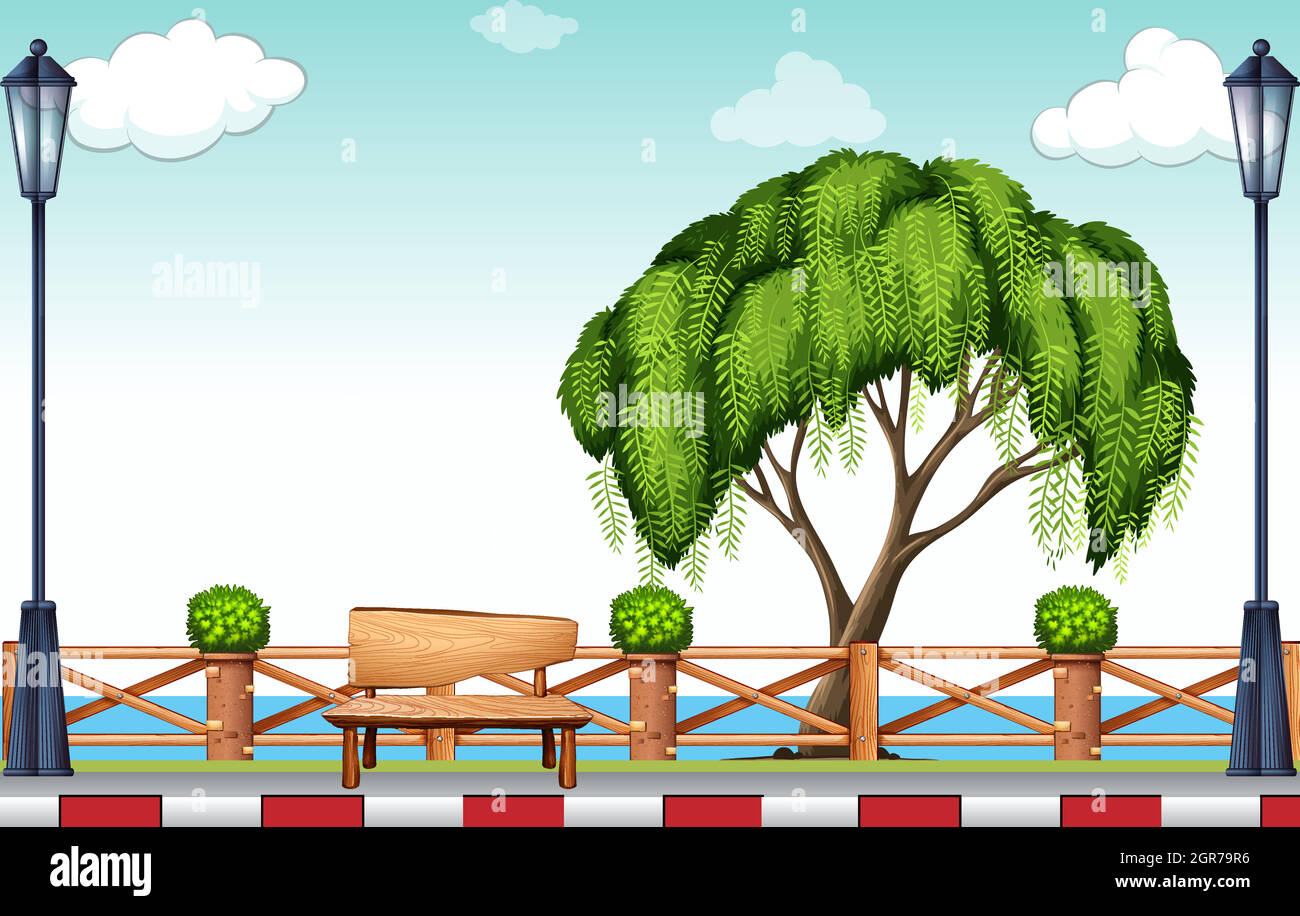 The big blue chair Stock Vector Images - Alamy