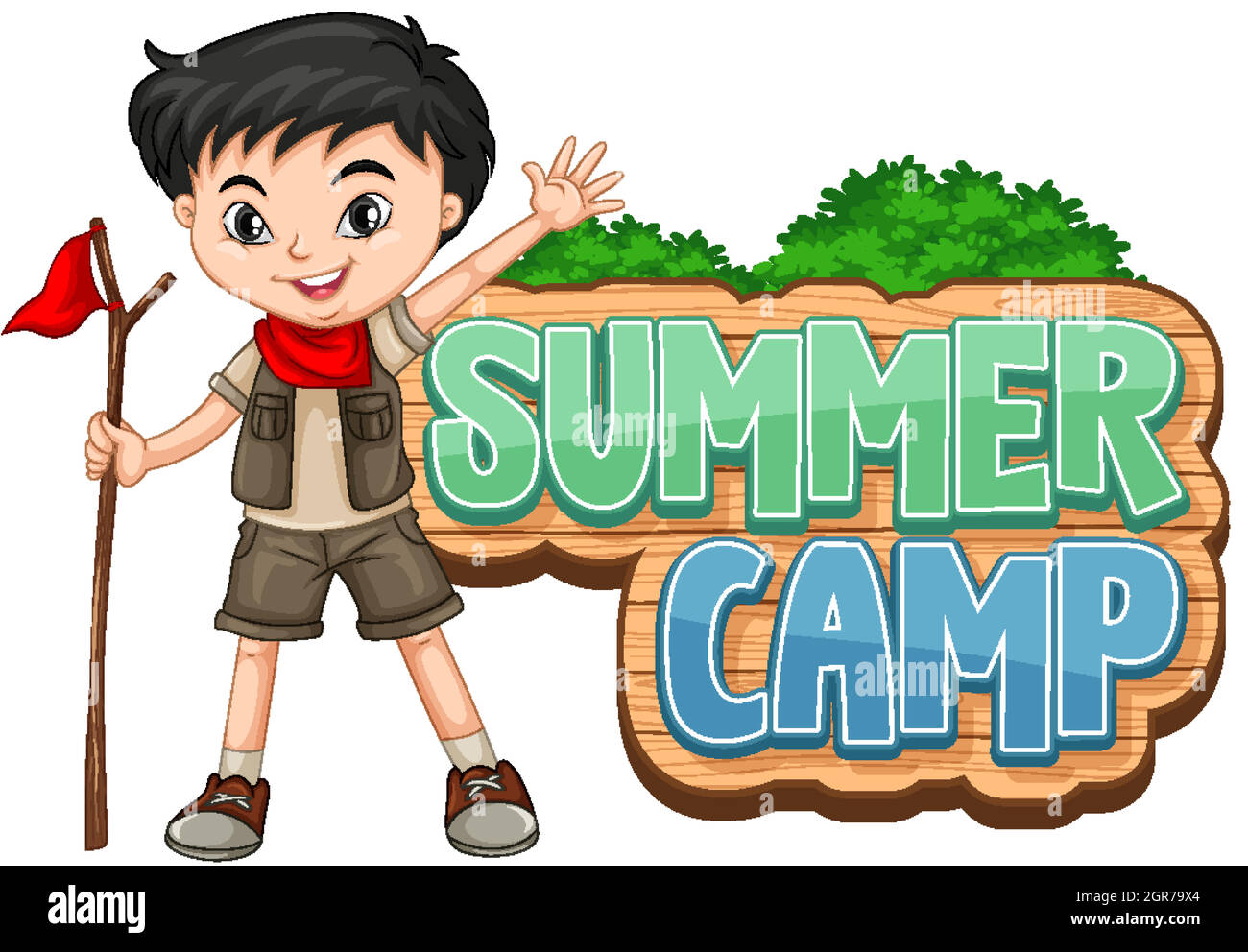 Summer Camp Activities Clip Art