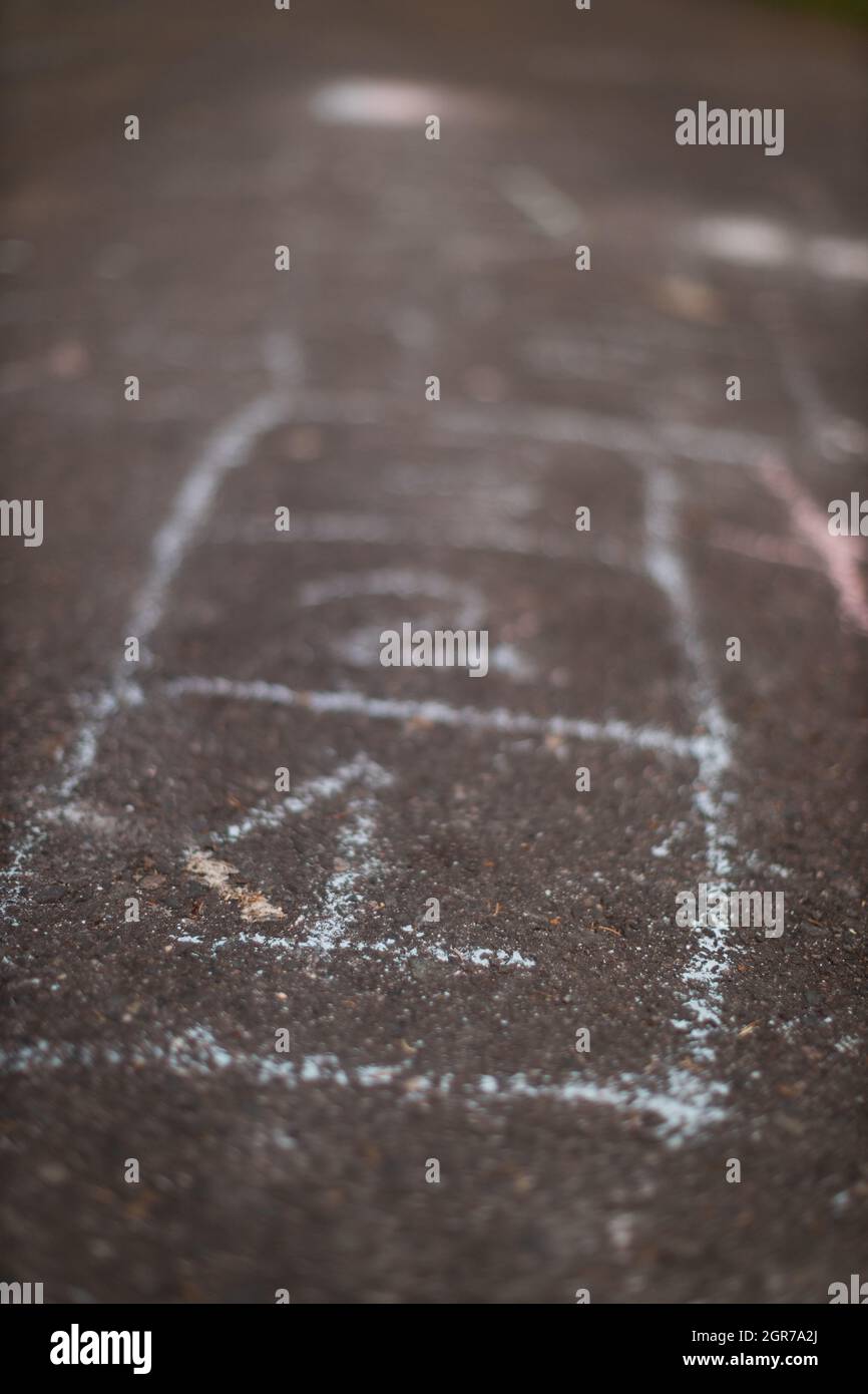 Old Hopscotch Game High Resolution Stock Photography and Images - Alamy