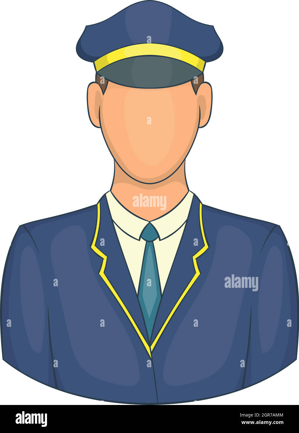 Man driver cartoon hi-res stock photography and images - Alamy