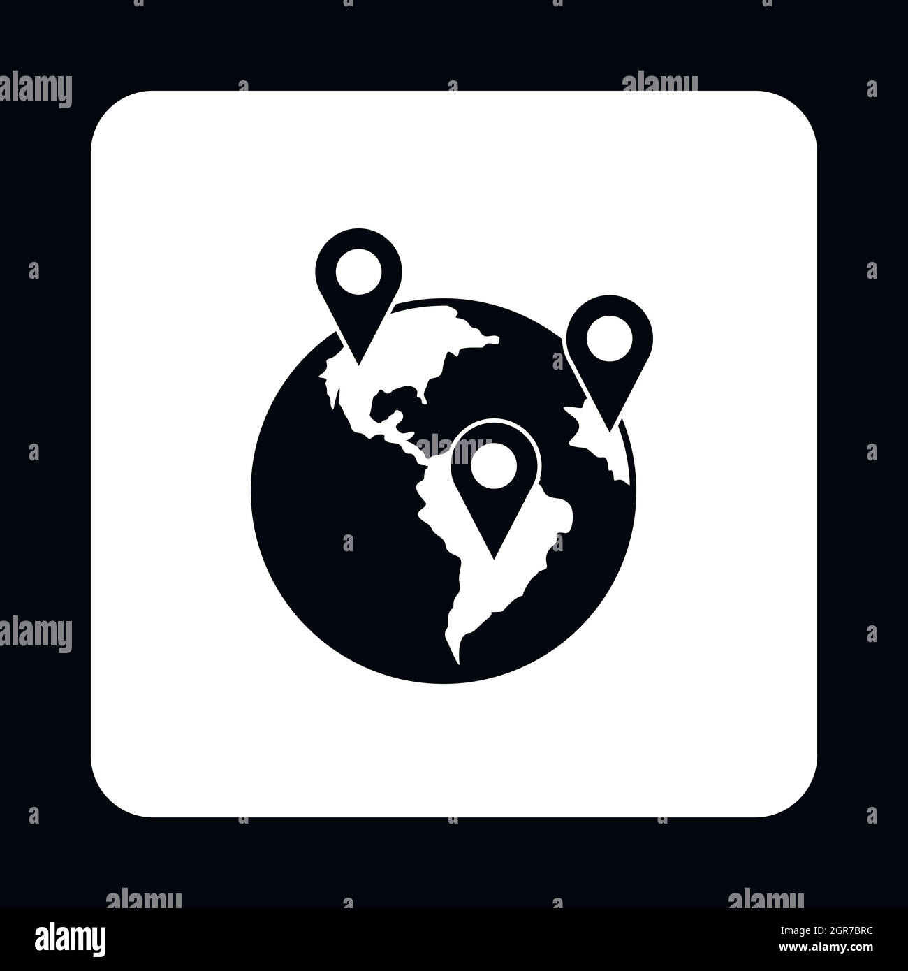 Map signs icon hi-res stock photography and images - Alamy