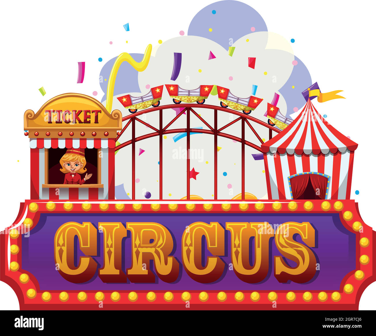 Circus Banner Vector