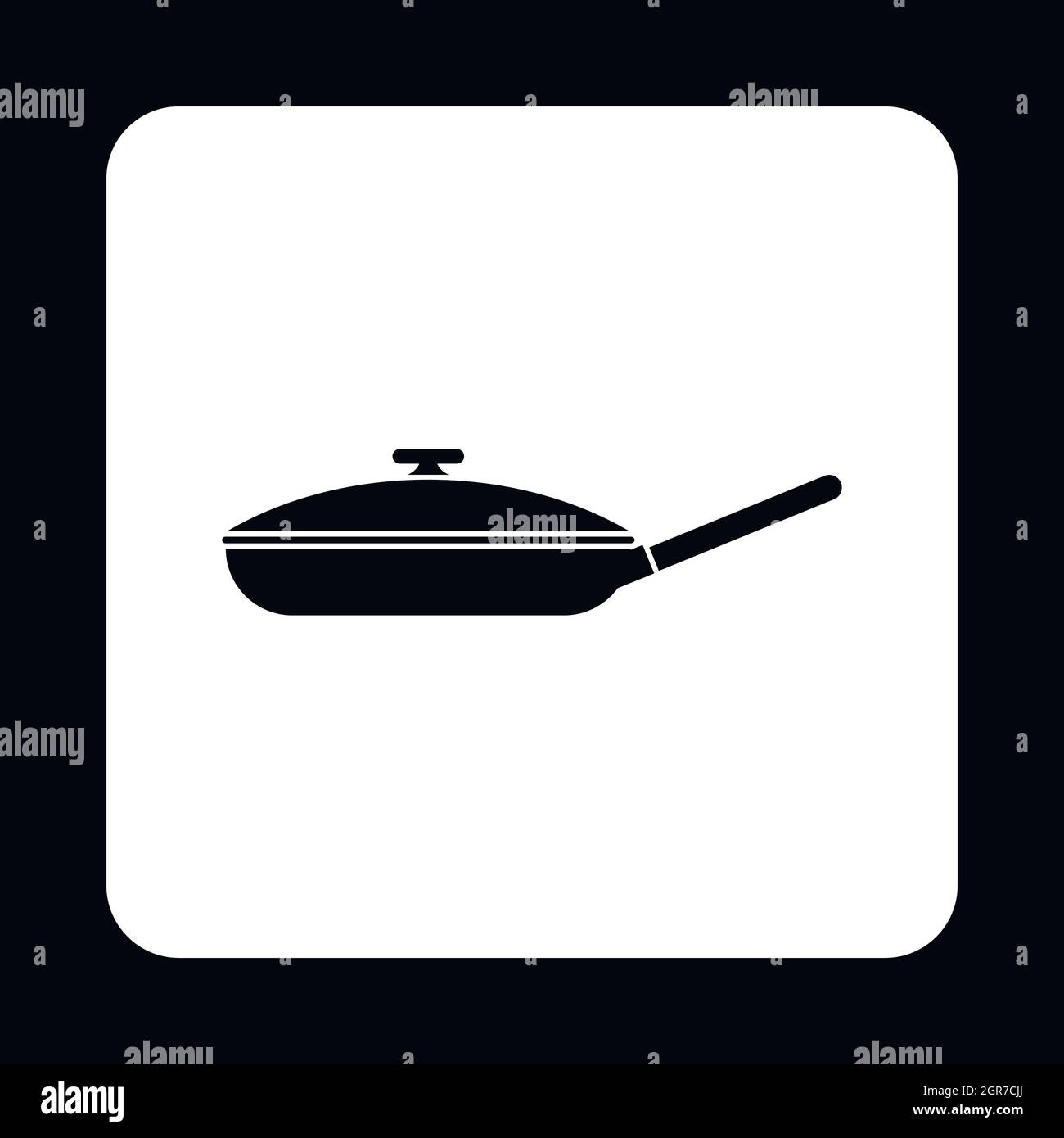 Frying pan cooker Stock Vector Images - Alamy