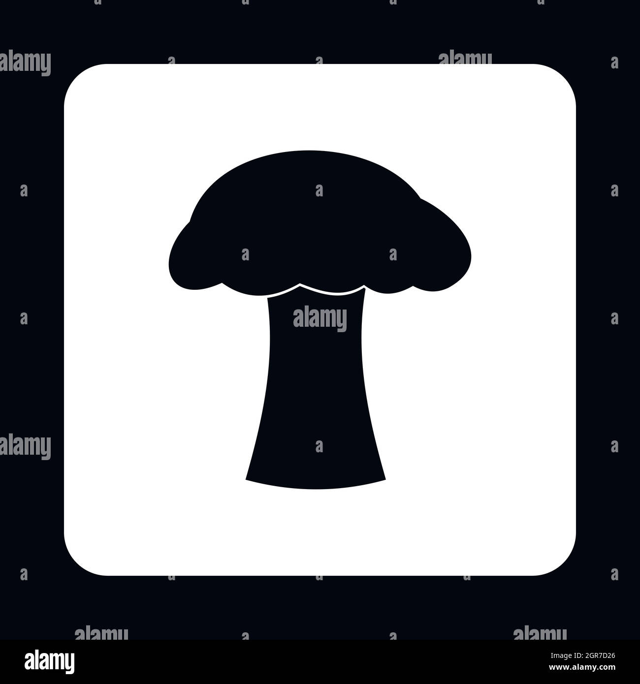 Mushroom symbol Stock Vector Images - Alamy