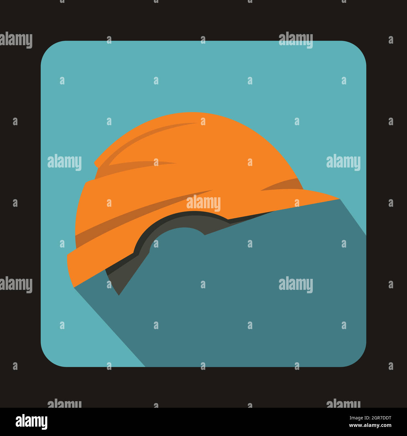 Silhouette construction safety helmet icon hi-res stock photography and ...
