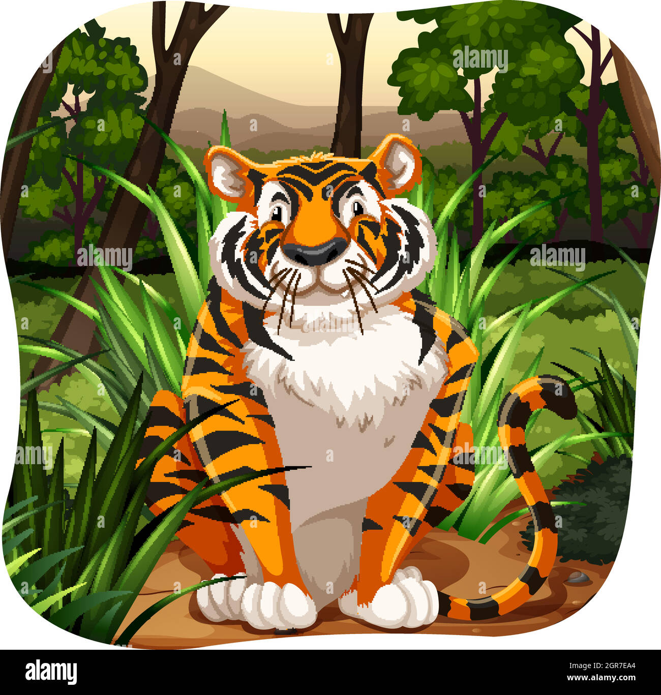 Tiger clipart Cut Out Stock Images & Pictures - Alamy