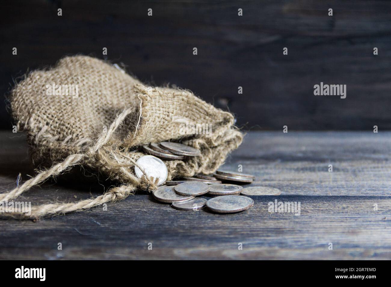 Money bag of judas hi-res stock photography and images - Alamy