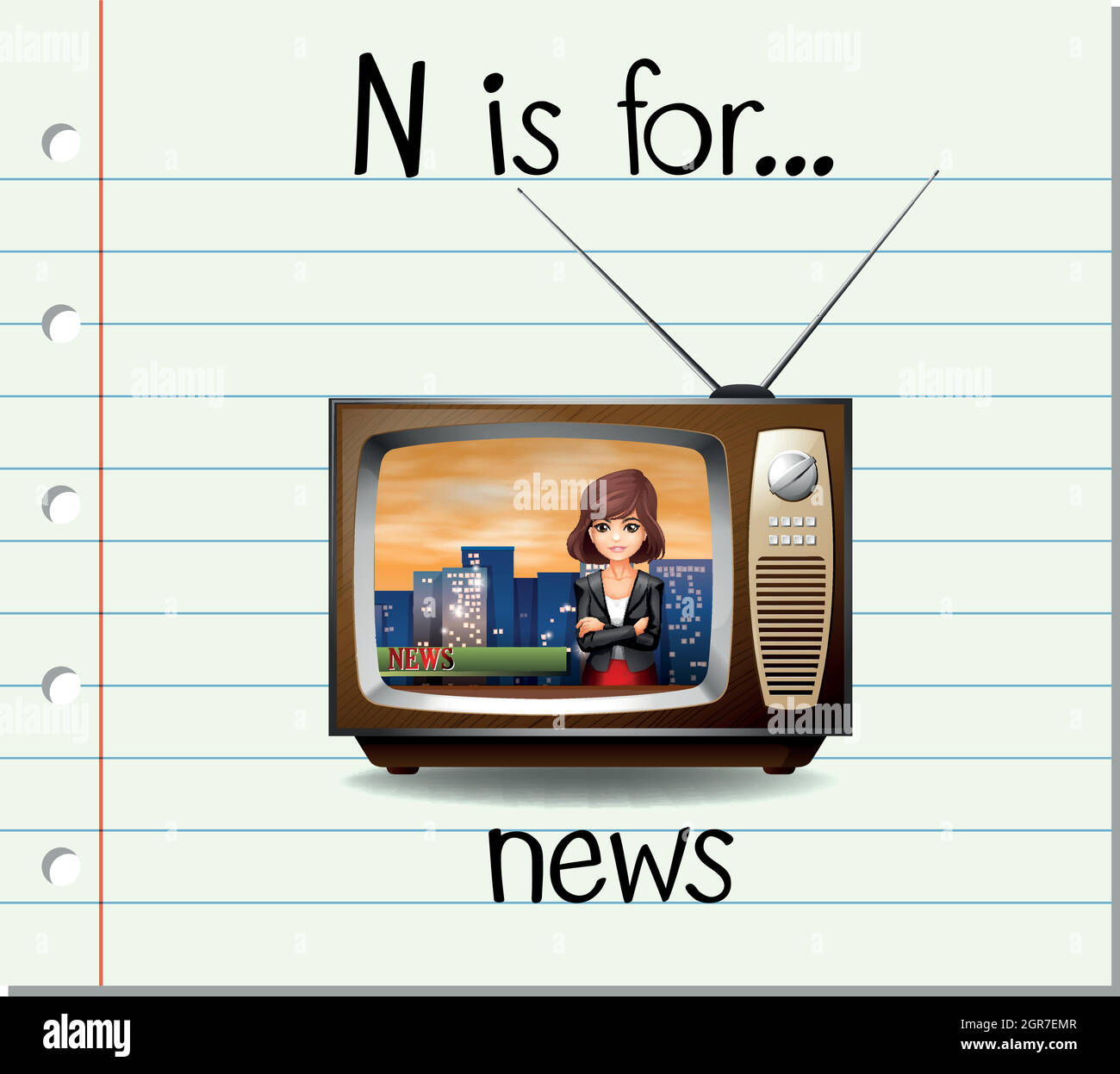 Tv programe Stock Vector Images - Alamy