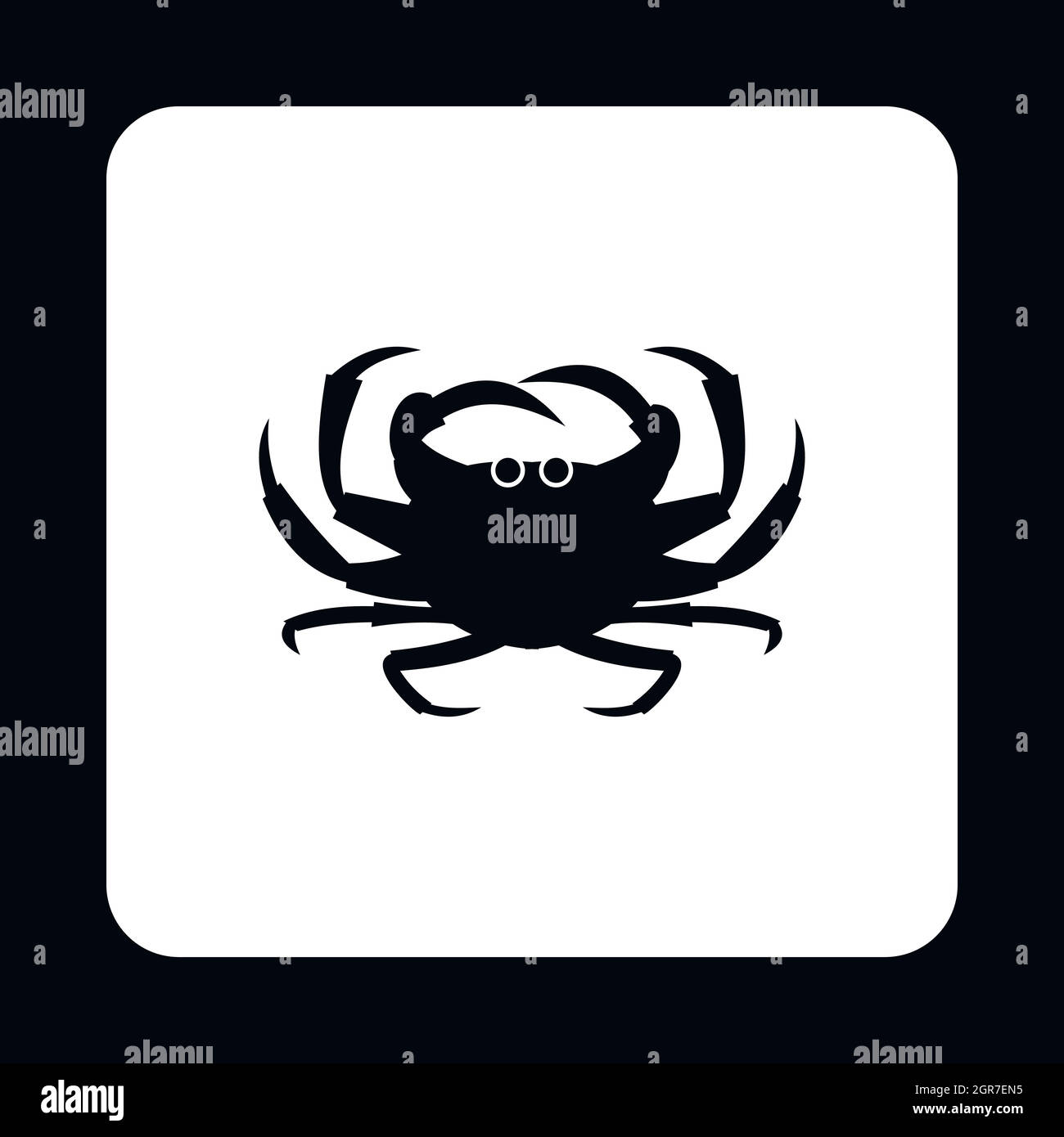 Crab isolated Stock Vector Images - Alamy