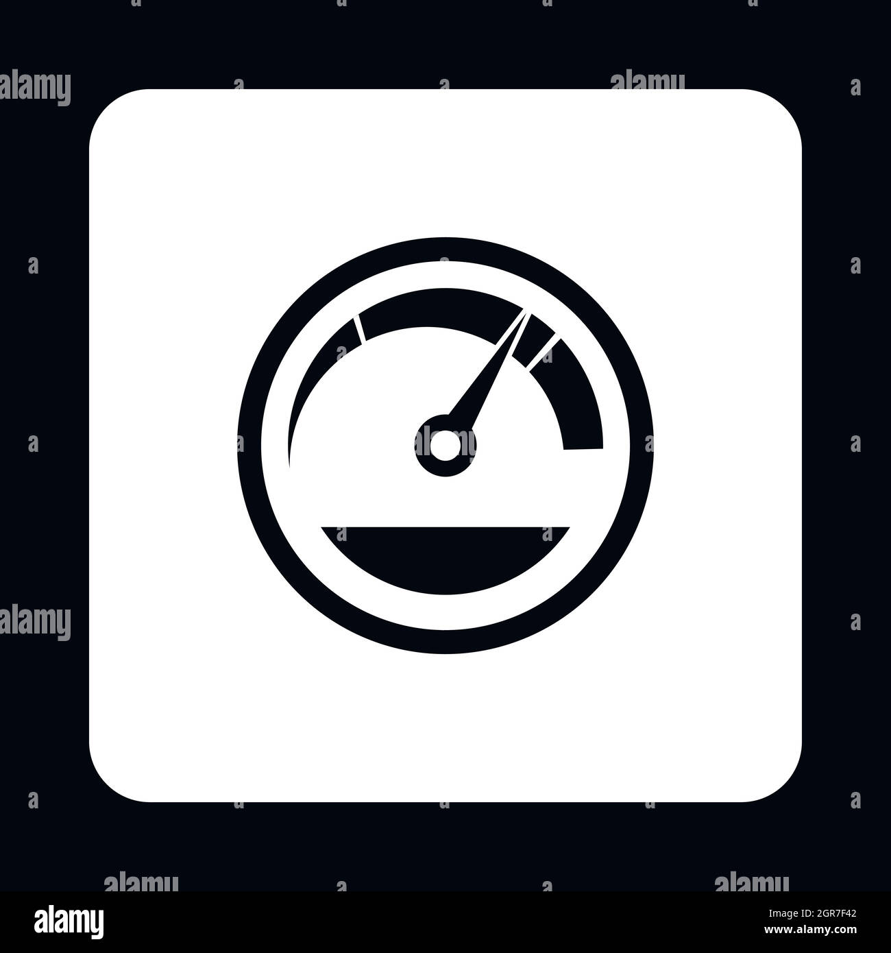 Tachometer icon hi-res stock photography and images - Alamy