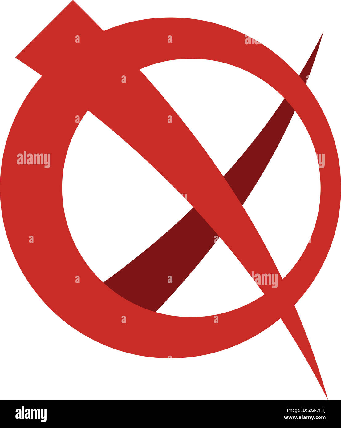 Circle and cross Stock Vector Images - Alamy