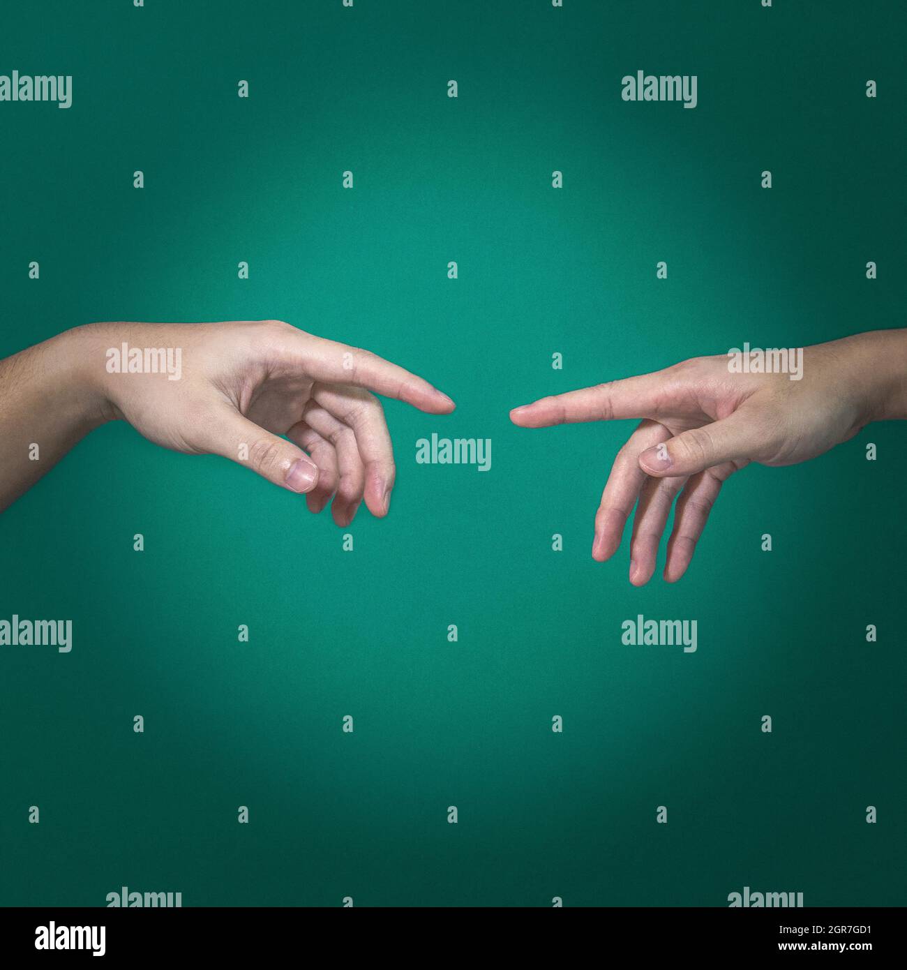 Creation adam finger hi-res stock photography and images - Alamy
