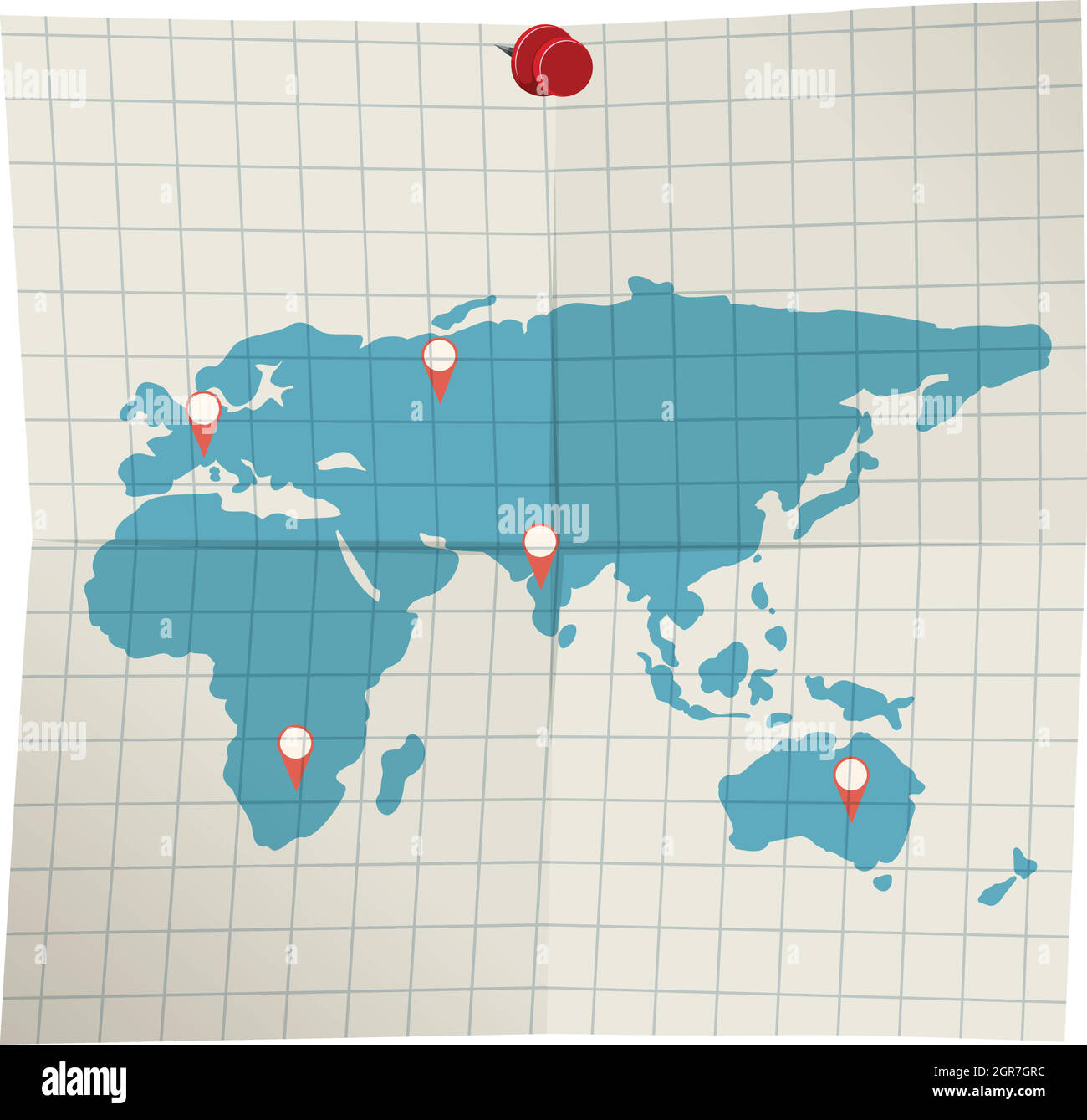 A map white background Stock Vector Images - Alamy