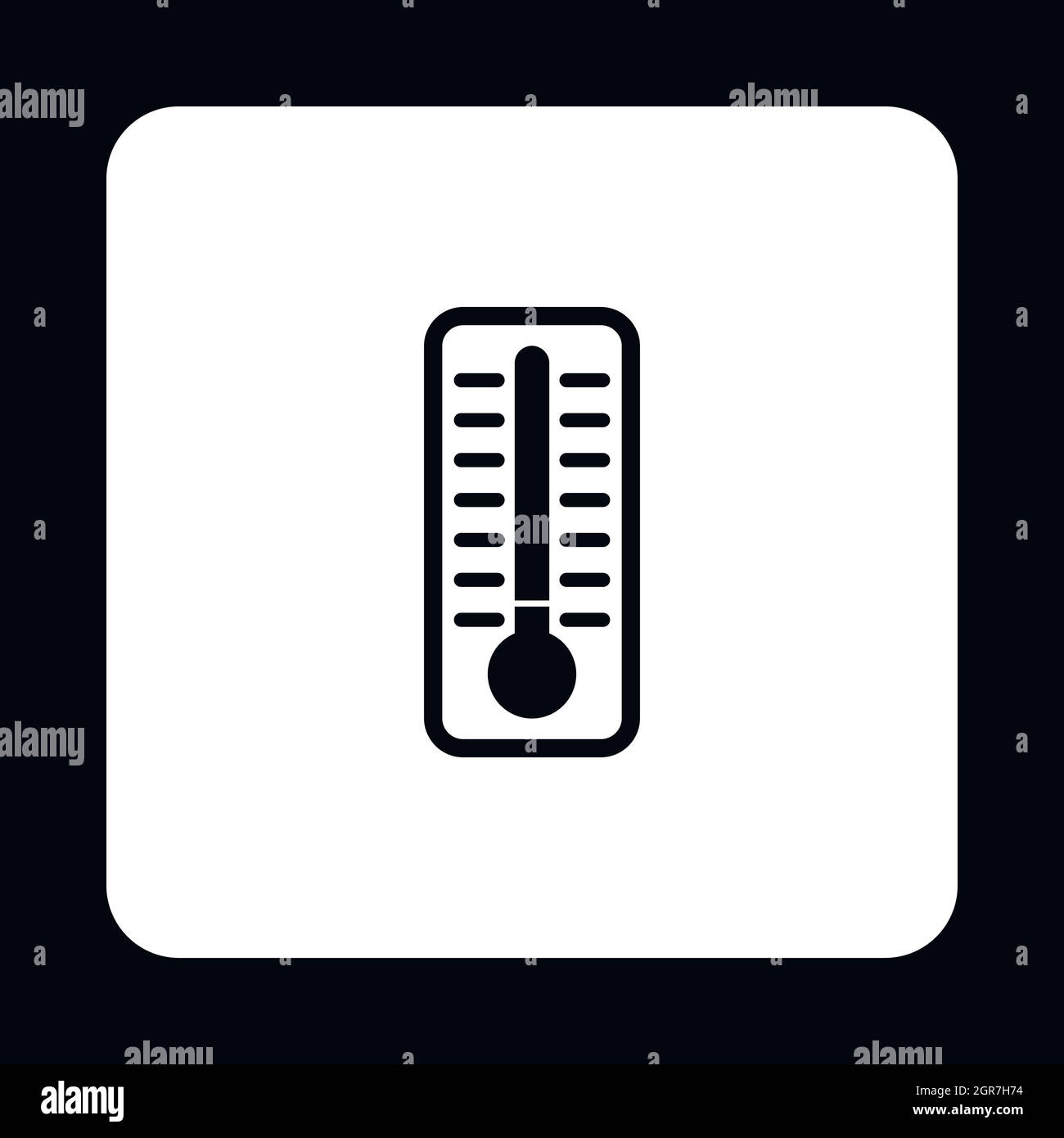 Thermometer indicates low temperature icon Stock Vector Image & Art - Alamy
