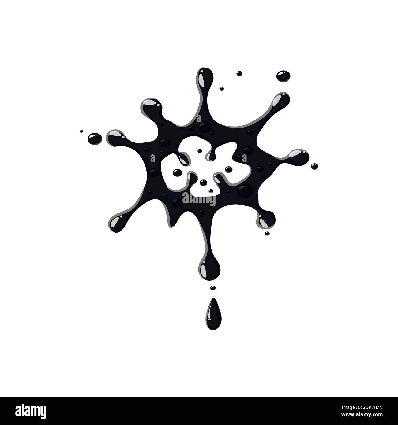 Oil drop isolated on Stock Vector Images - Alamy