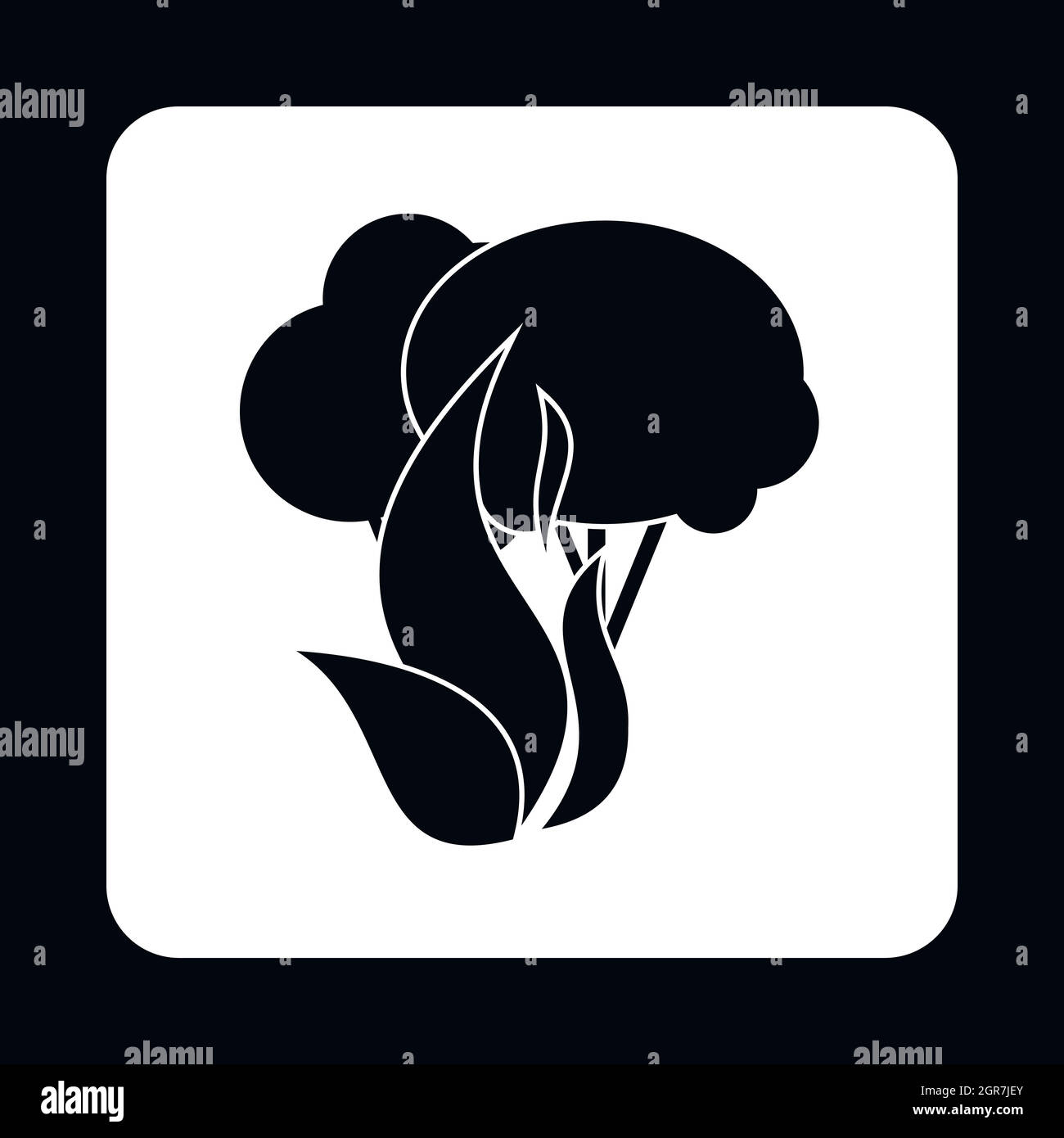 Flame in the woods Stock Vector Images - Alamy