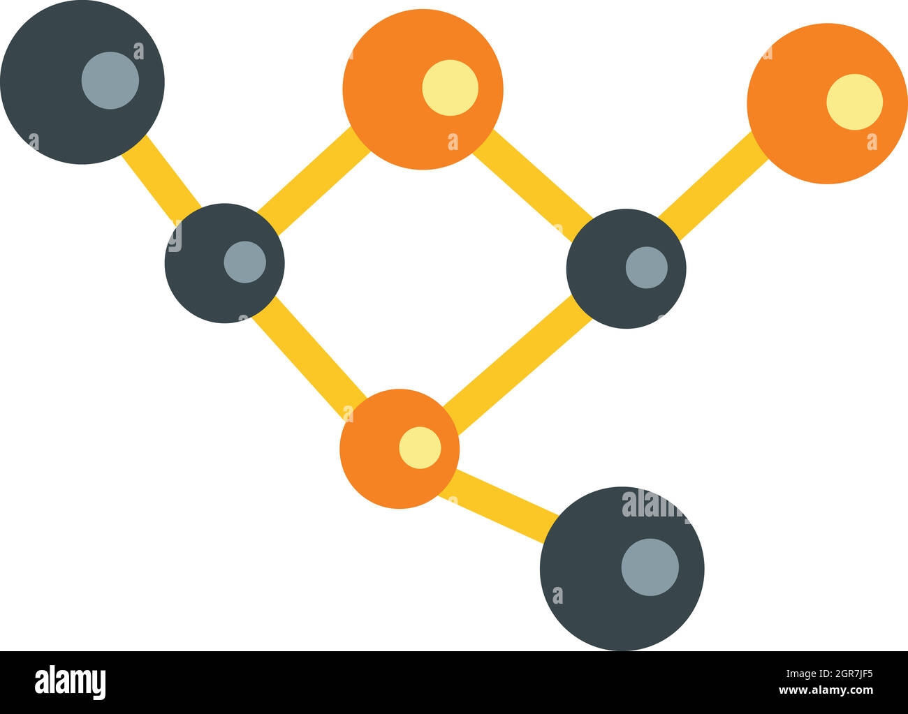 Molecules icon hi-res stock photography and images - Alamy