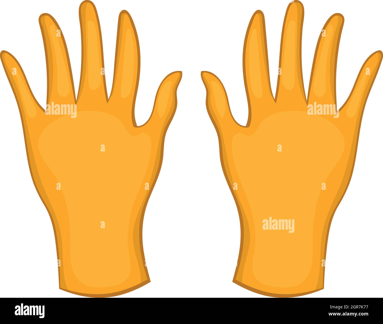Rubber gloves icon, cartoon style Stock Vector Image & Art - Alamy