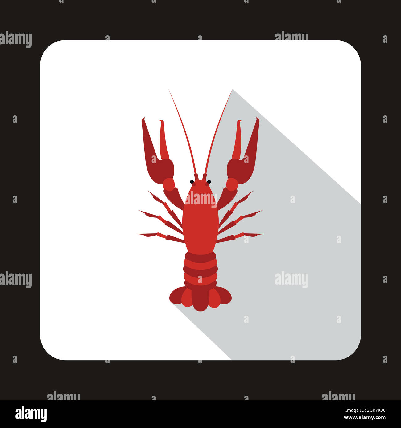 Live crawfish Stock Vector Images - Alamy