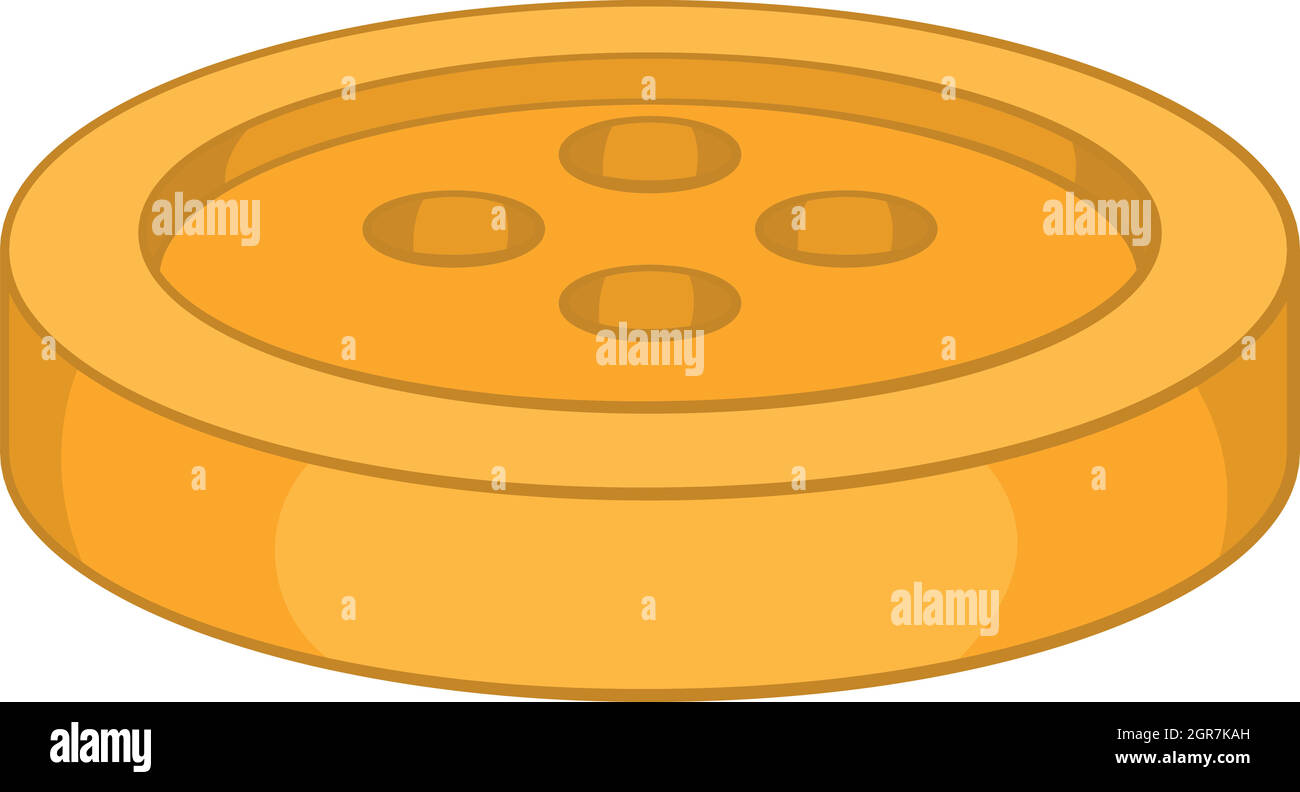 Sewing button icon, cartoon style Stock Vector Image & Art - Alamy