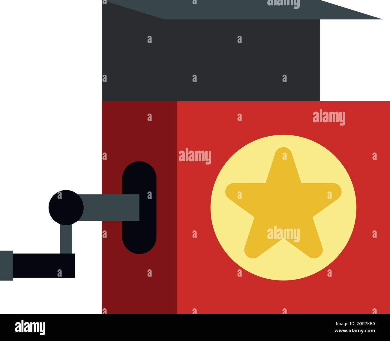 Music box icon, flat style Stock Vector Image & Art - Alamy