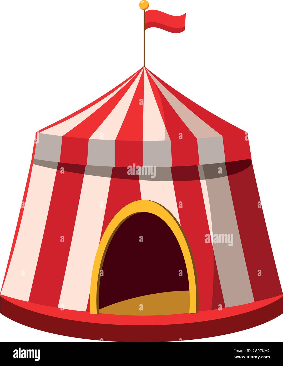 Circus tent icon, cartoon style Stock Vector Image & Art - Alamy