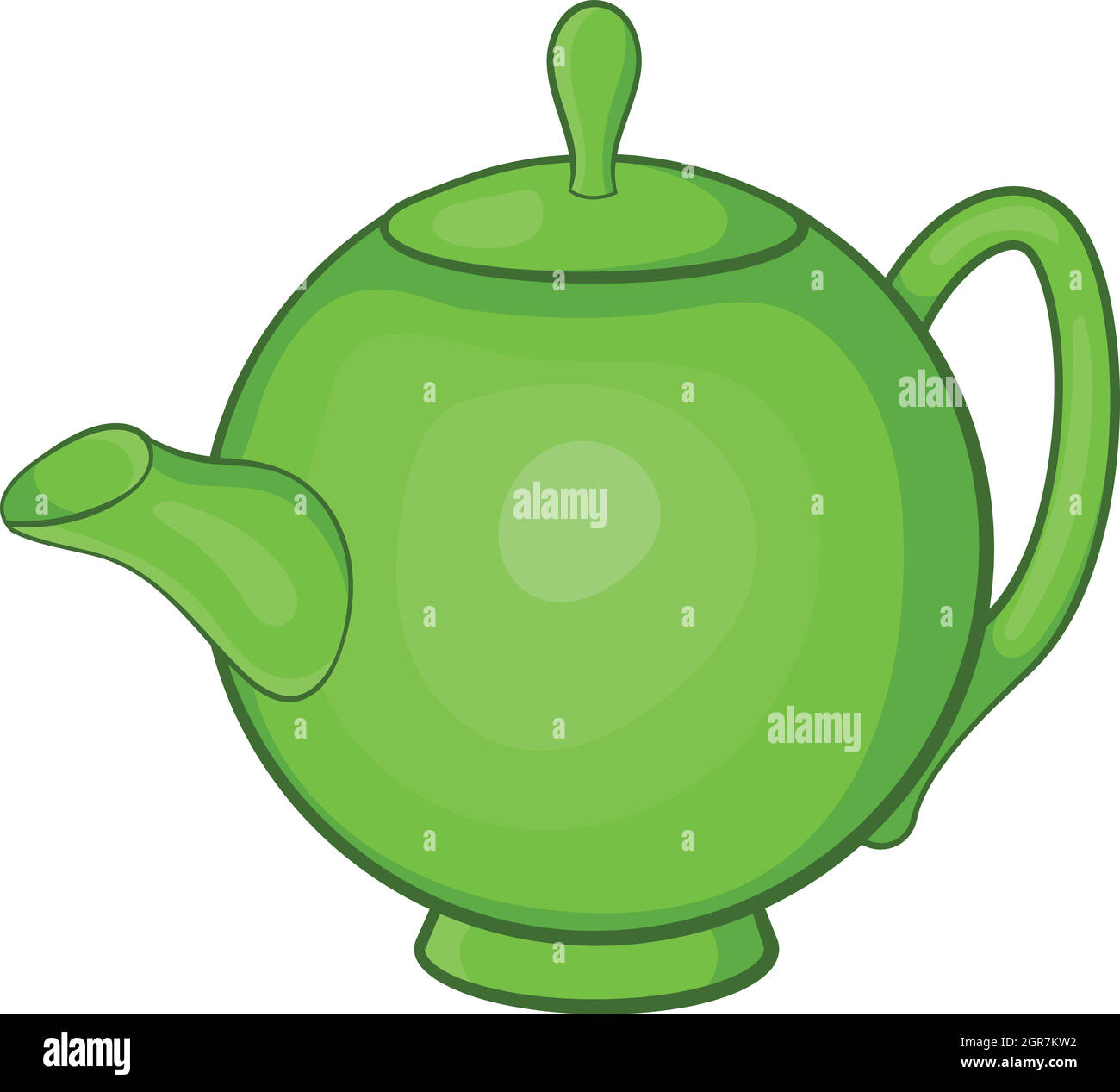 Closeup fresh green tea Stock Vector Images - Alamy