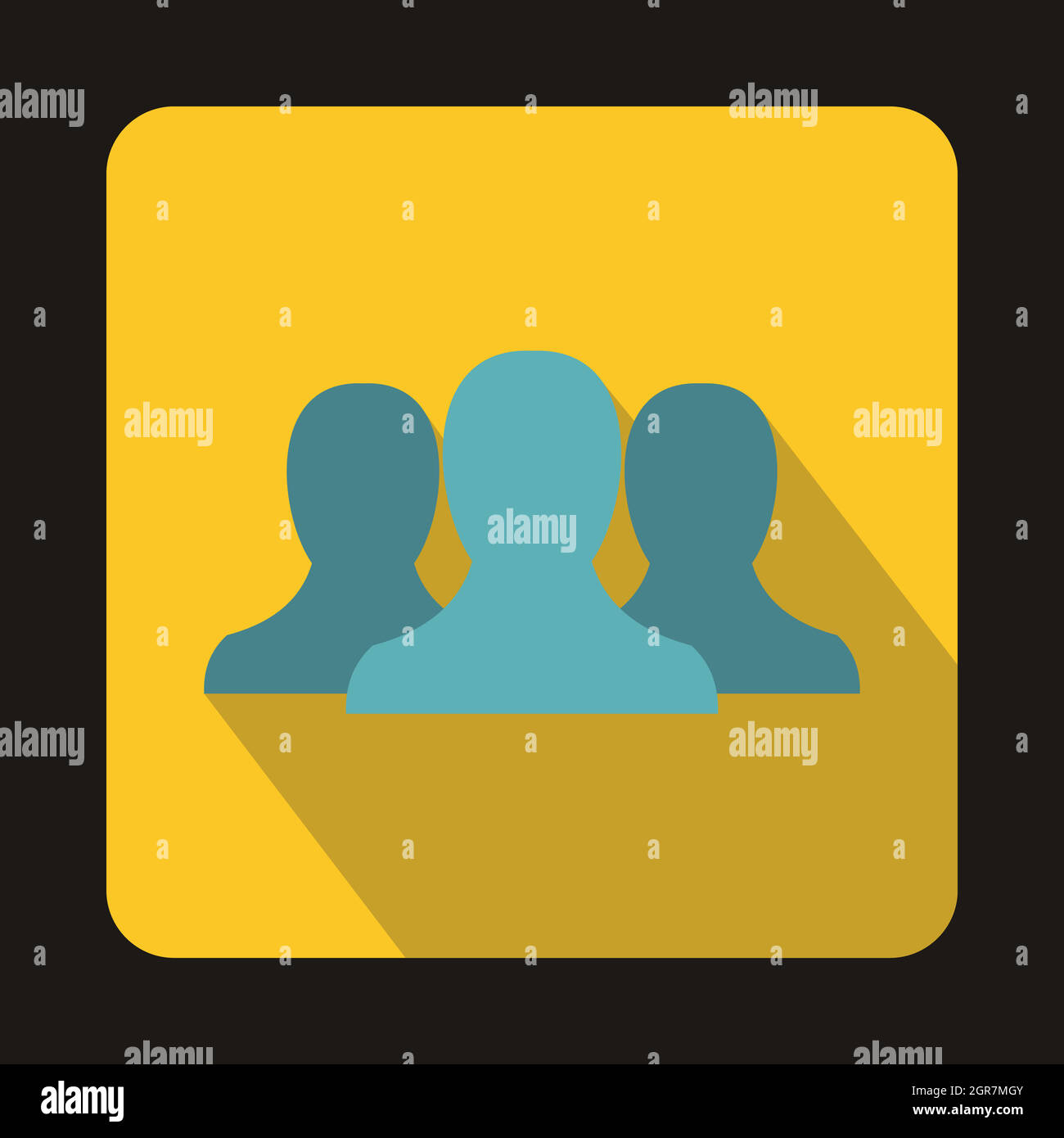 Office teamwork people icon Stock Vector Images - Alamy