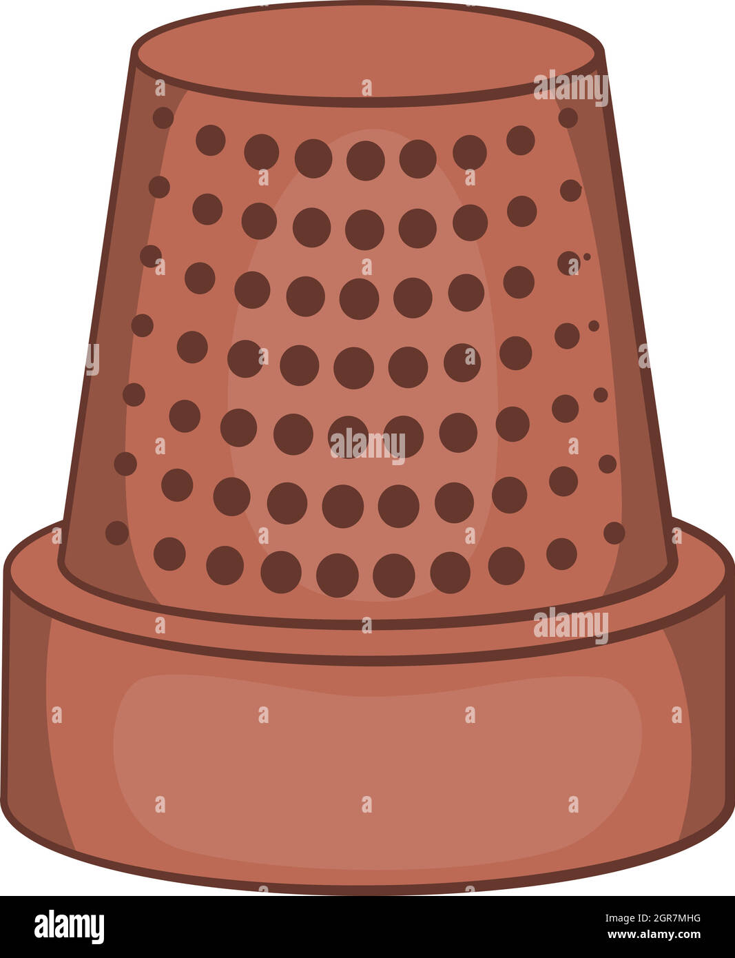 Thimble icon, cartoon style Stock Vector Image & Art - Alamy