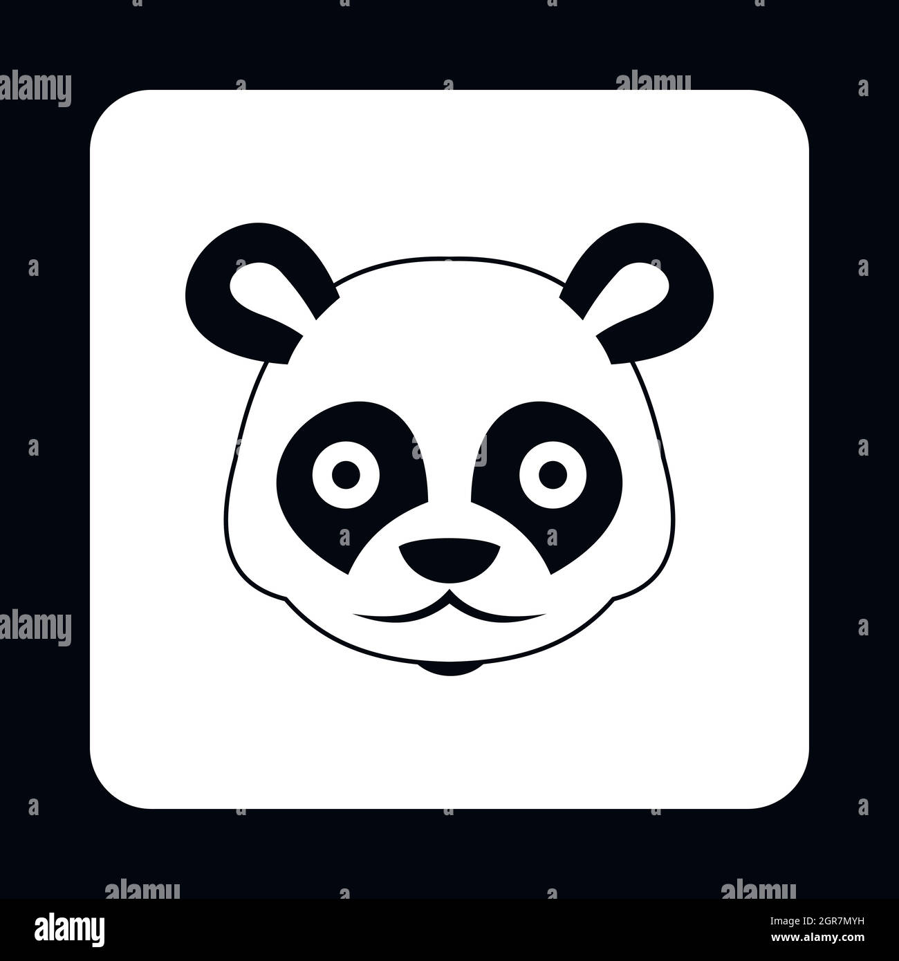 Panda eye sign Stock Vector Images - Alamy