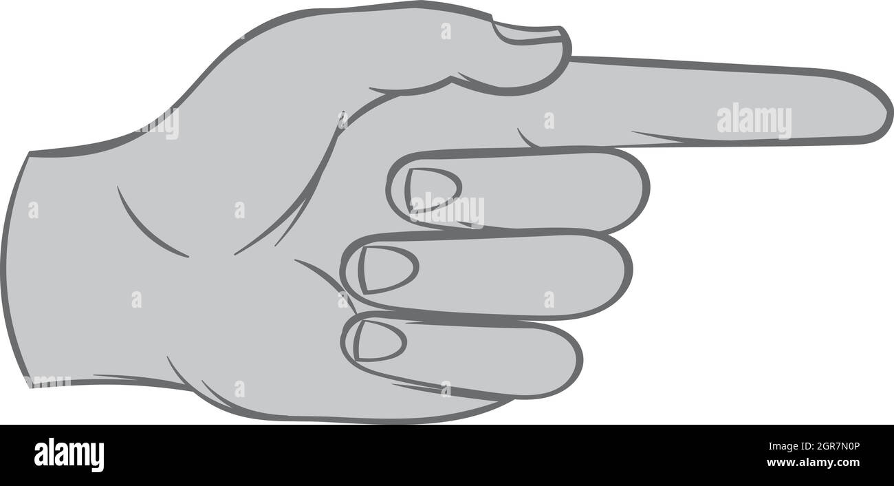 Index finger Black and White Stock Photos & Images - Alamy