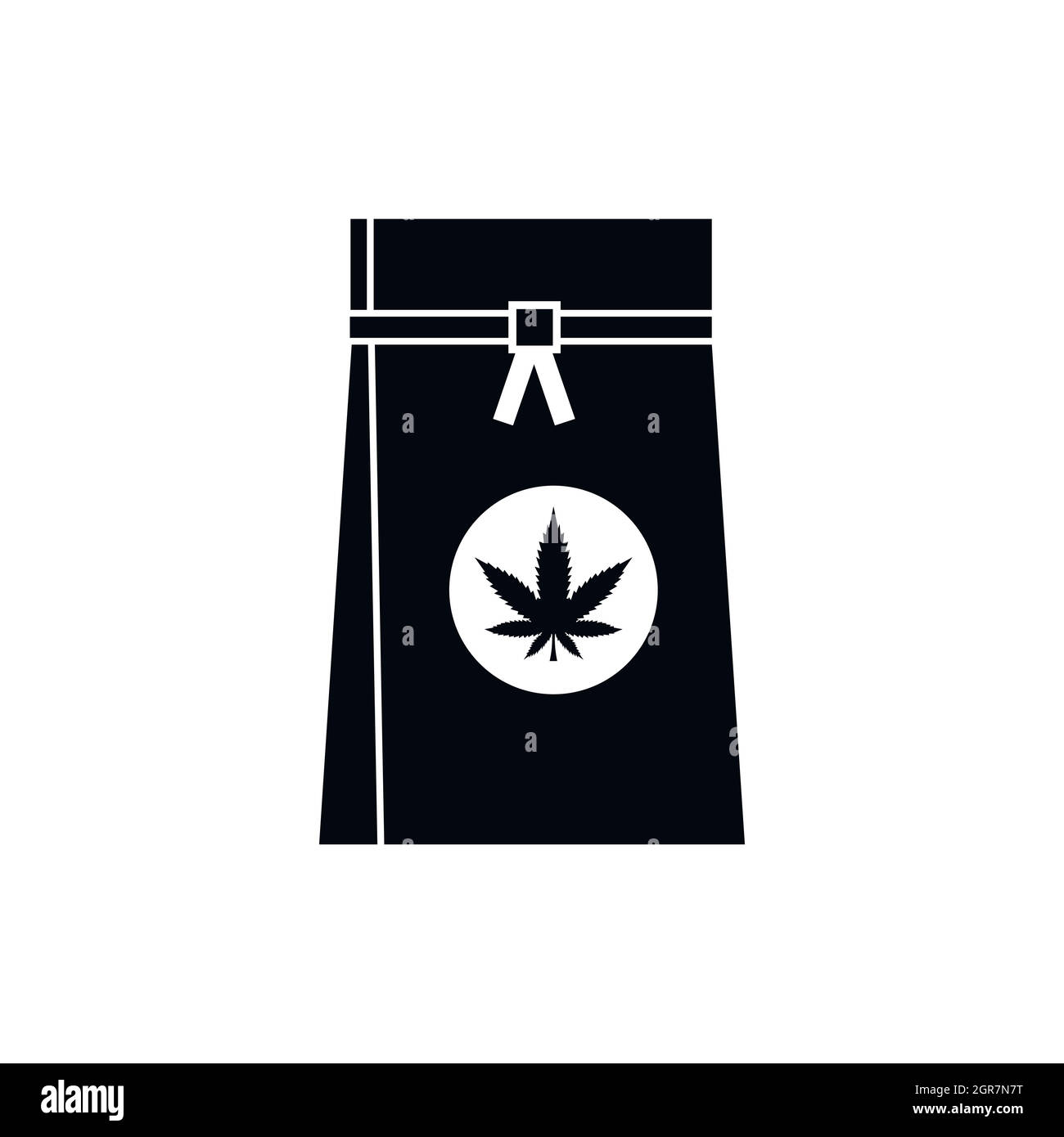 Cannabis bag vector Cut Out Stock Images & Pictures - Alamy
