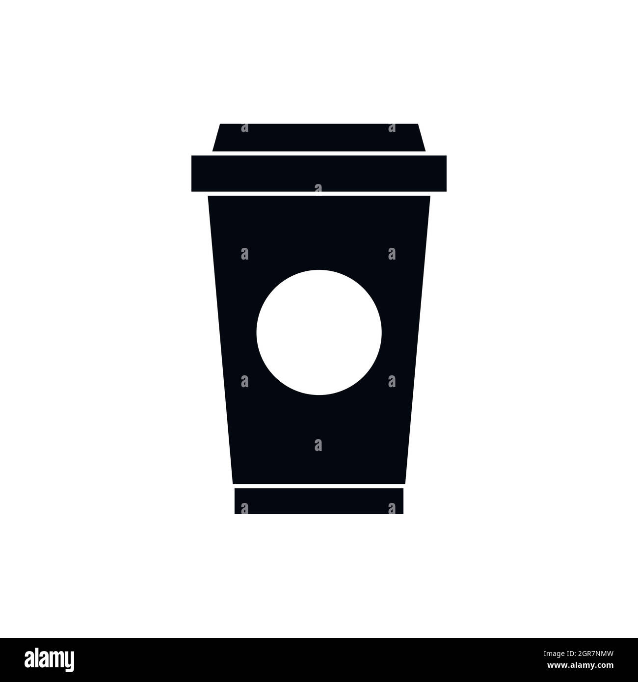 Coffee cup icon in Stock Vector Images - Alamy