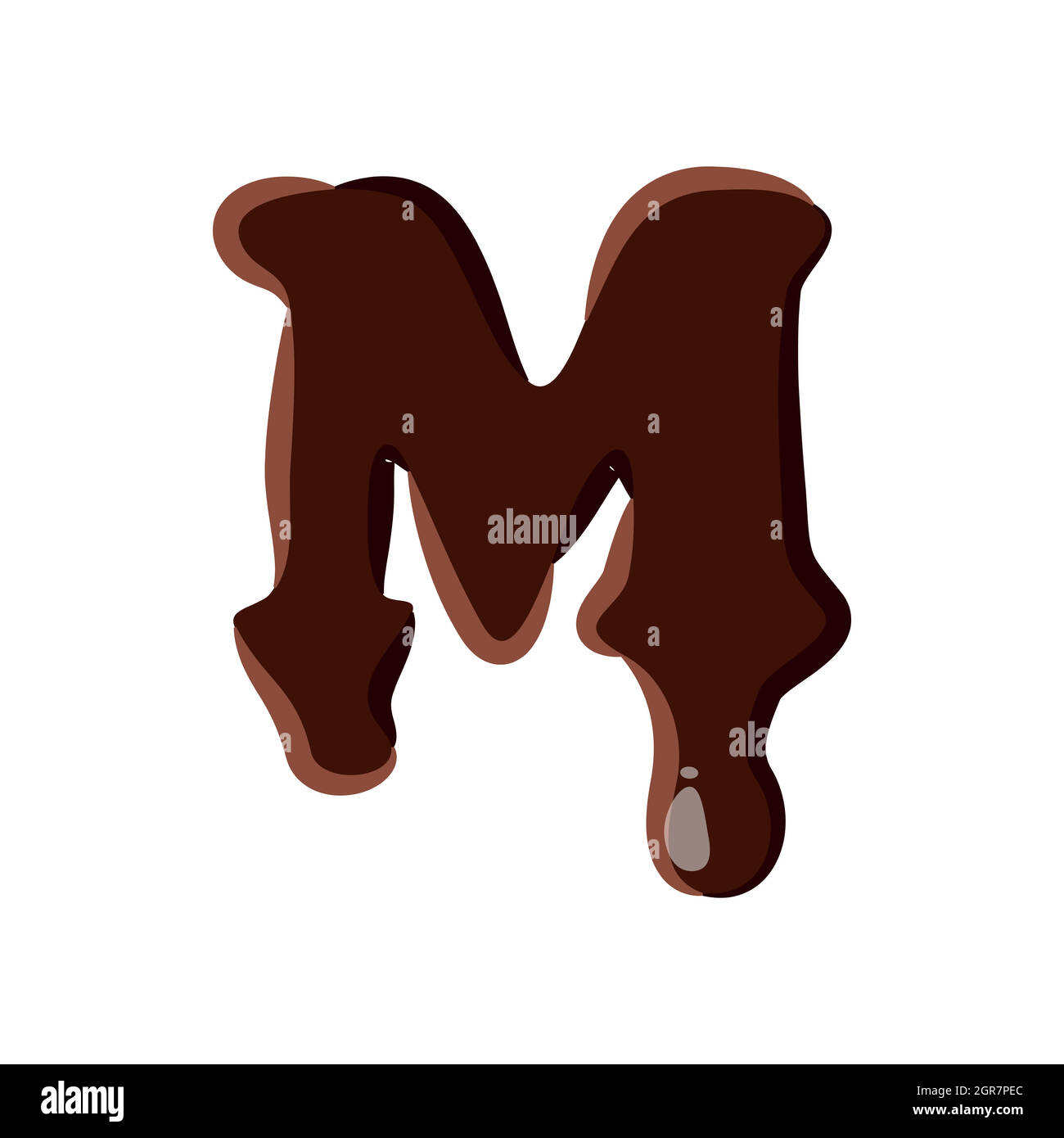 M m chocolate Stock Vector Images - Alamy