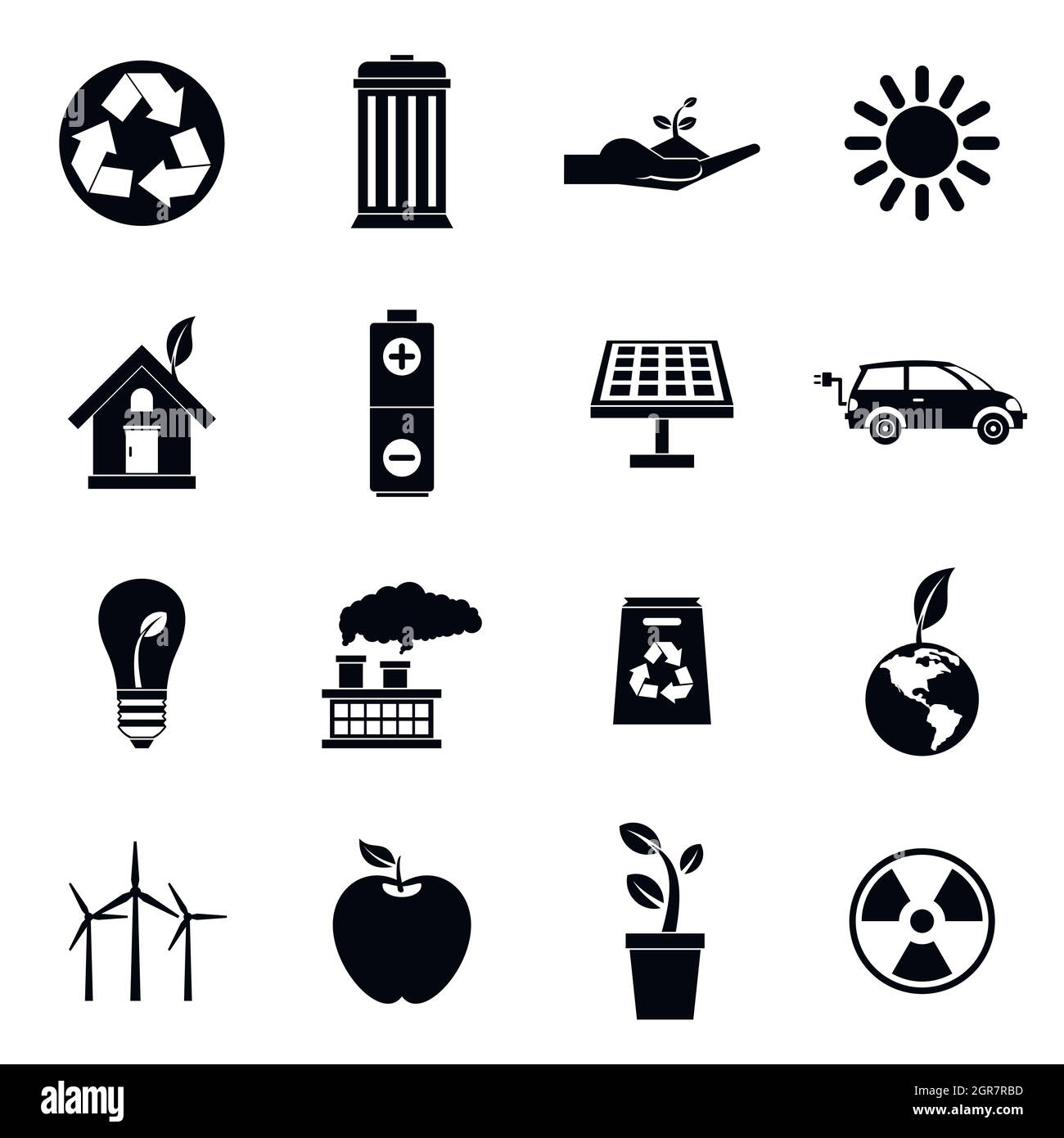 Ecology vector renewable conservation Cut Out Stock Images & Pictures ...