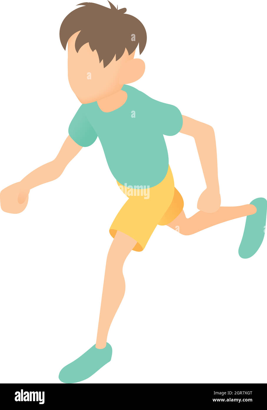 Runner icon, cartoon style Stock Vector Image & Art - Alamy
