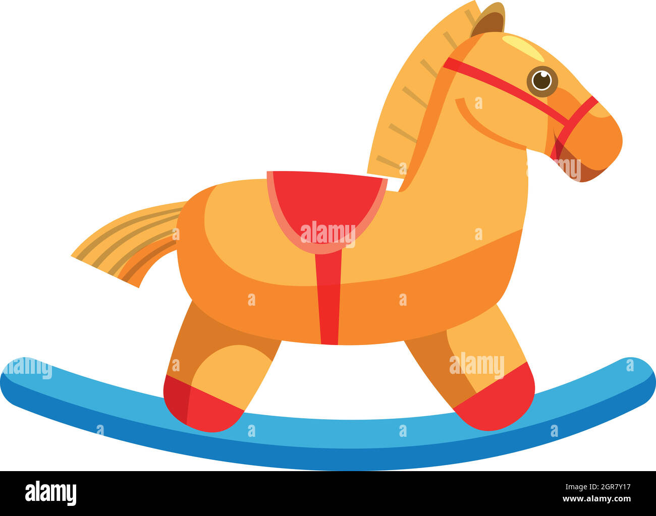Horse rocking icon, cartoon style Stock Vector Image & Art - Alamy