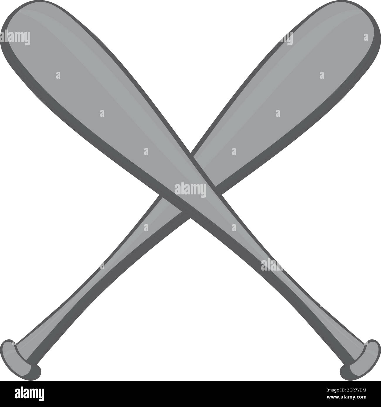 Baseball bat icon, black monochrome style Stock Vector Image & Art - Alamy