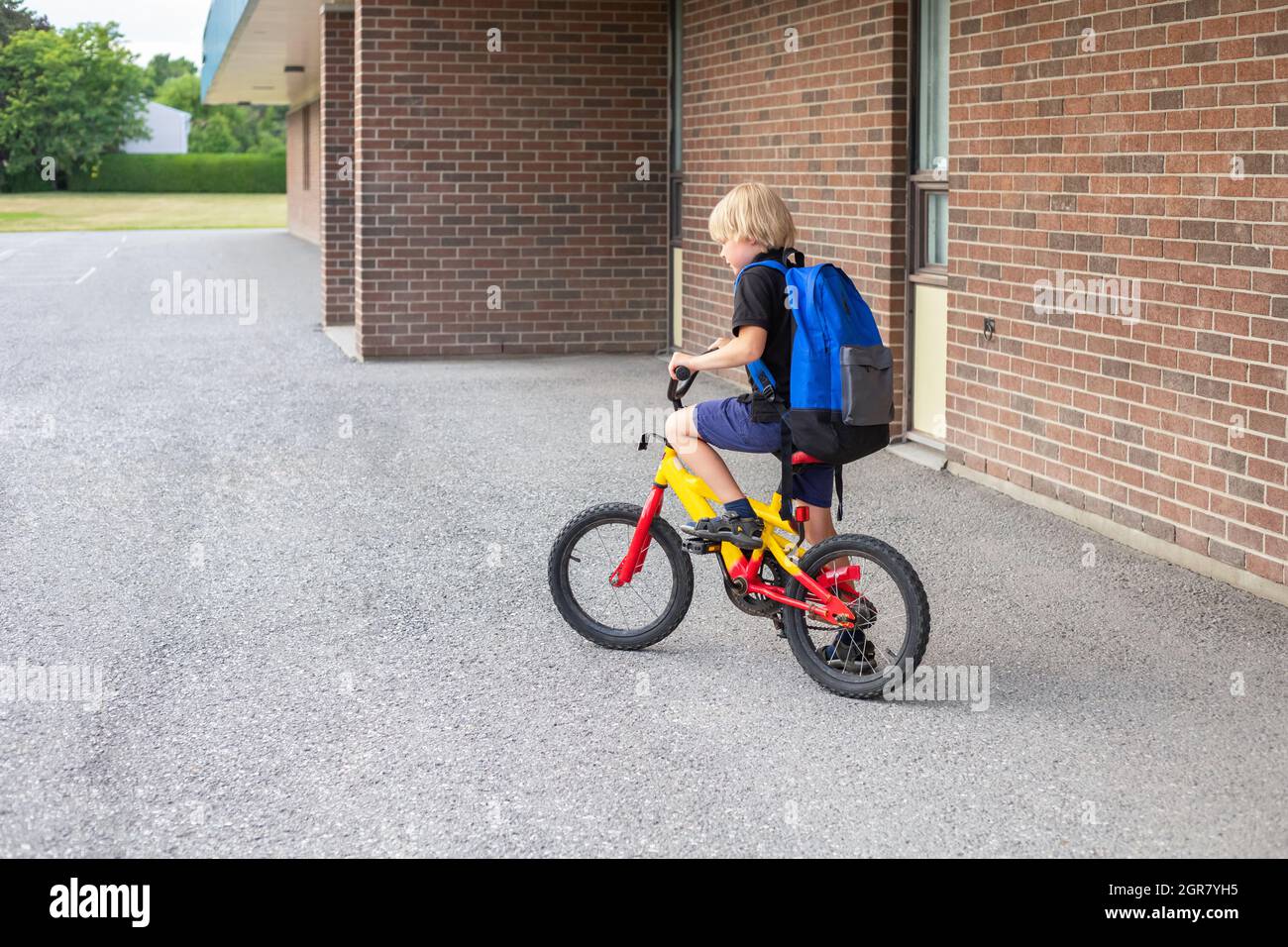 Riding Bike To School High Resolution Stock Photography and Images - Alamy