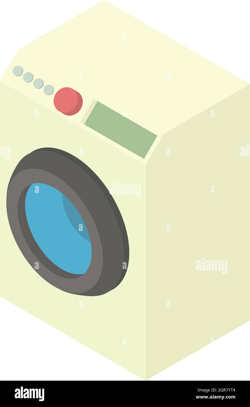 Washing machine icon in cartoon style Stock Vector Image & Art - Alamy