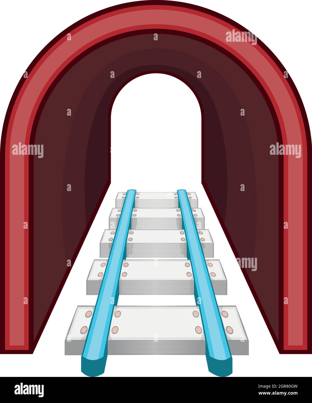 Rails icon, cartoon style Stock Vector Image & Art - Alamy