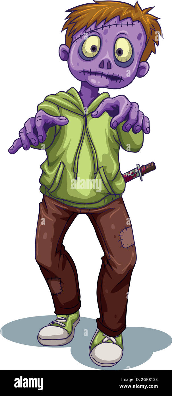 Zombie knife isolated Stock Vector Images - Alamy