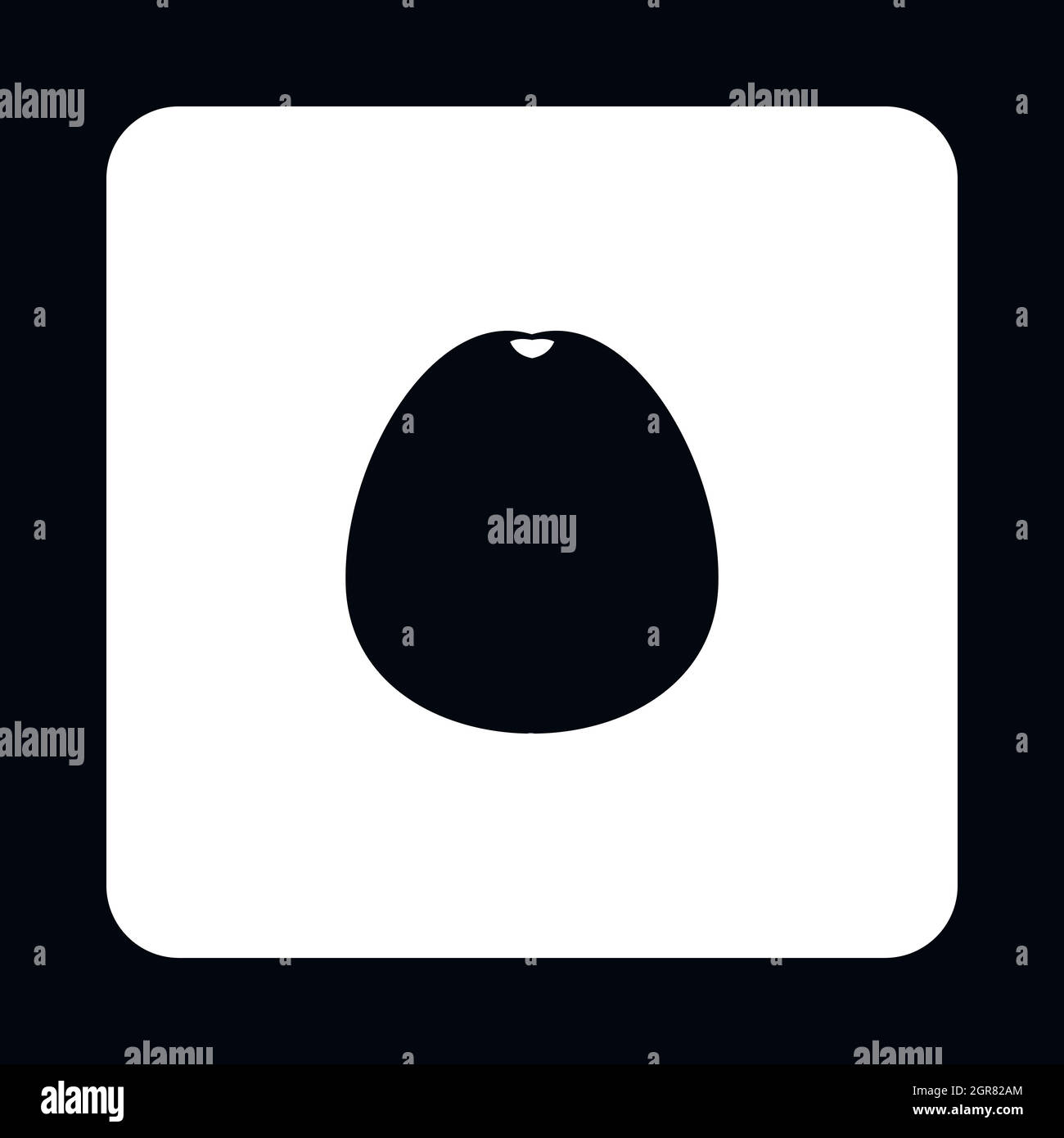 Avocado icon, simple style Stock Vector Image & Art - Alamy