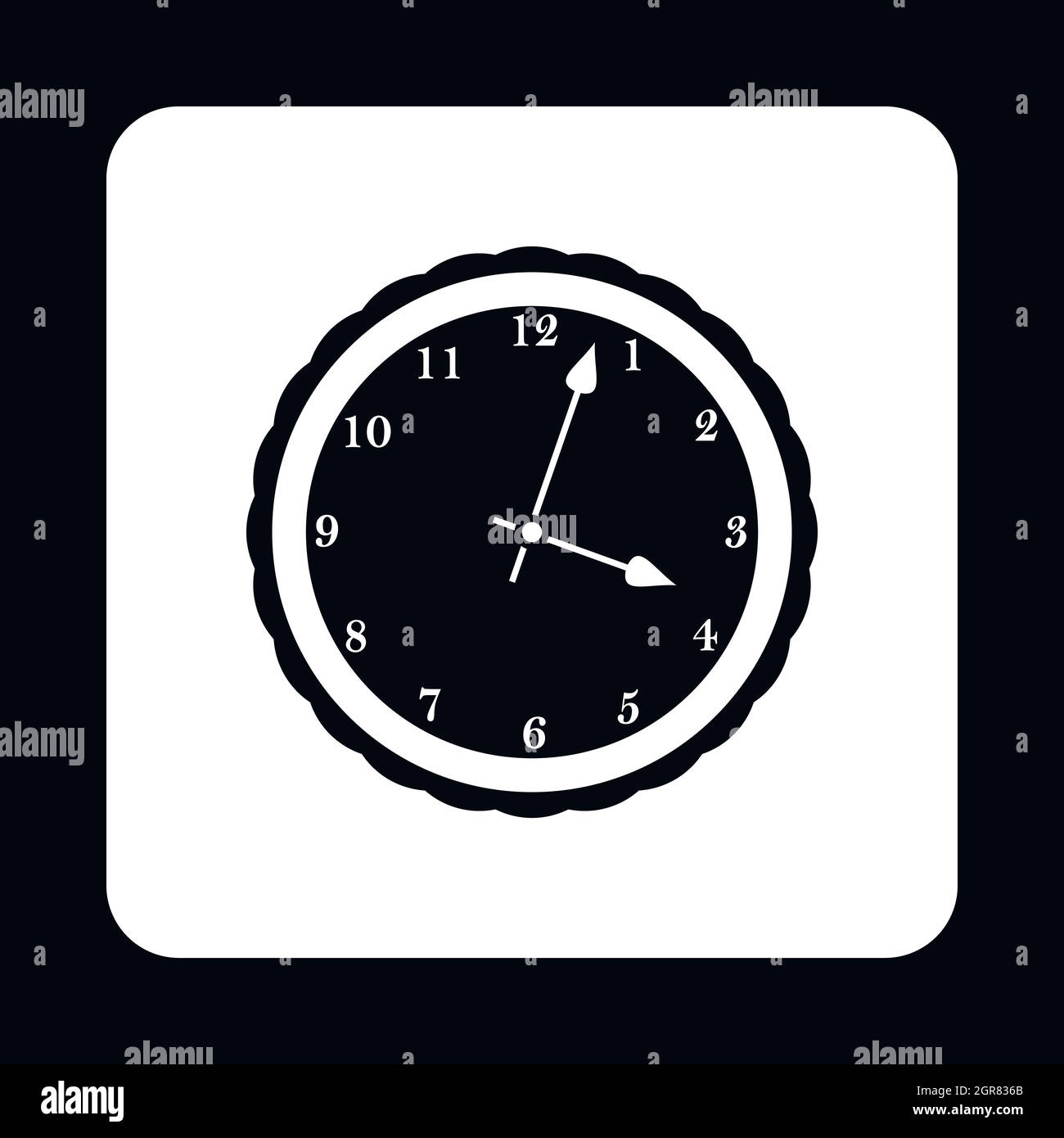 Round mechanical watch icon, simple style Stock Vector Image & Art - Alamy