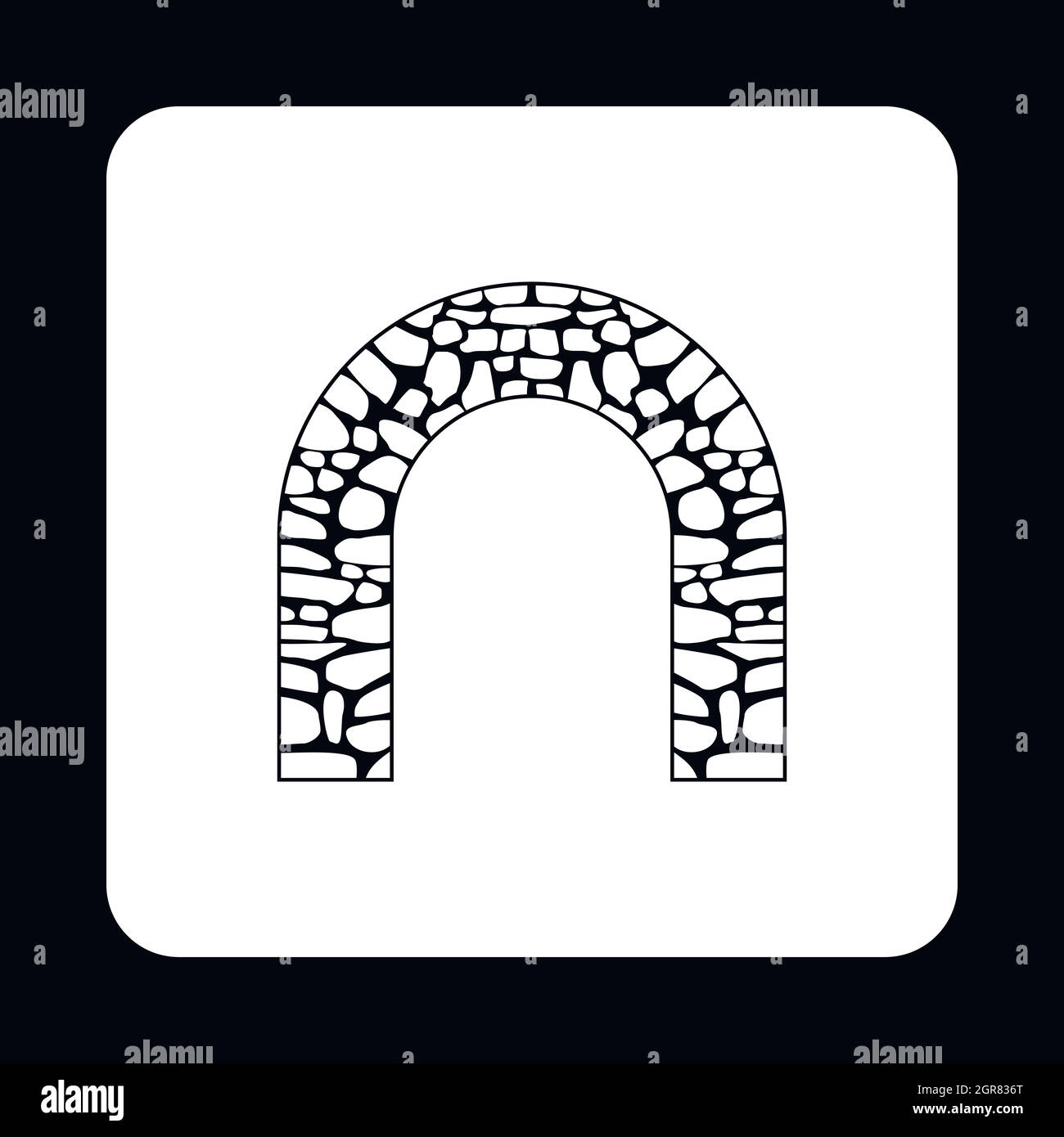 Stone arch icon, simple style Stock Vector Image & Art - Alamy