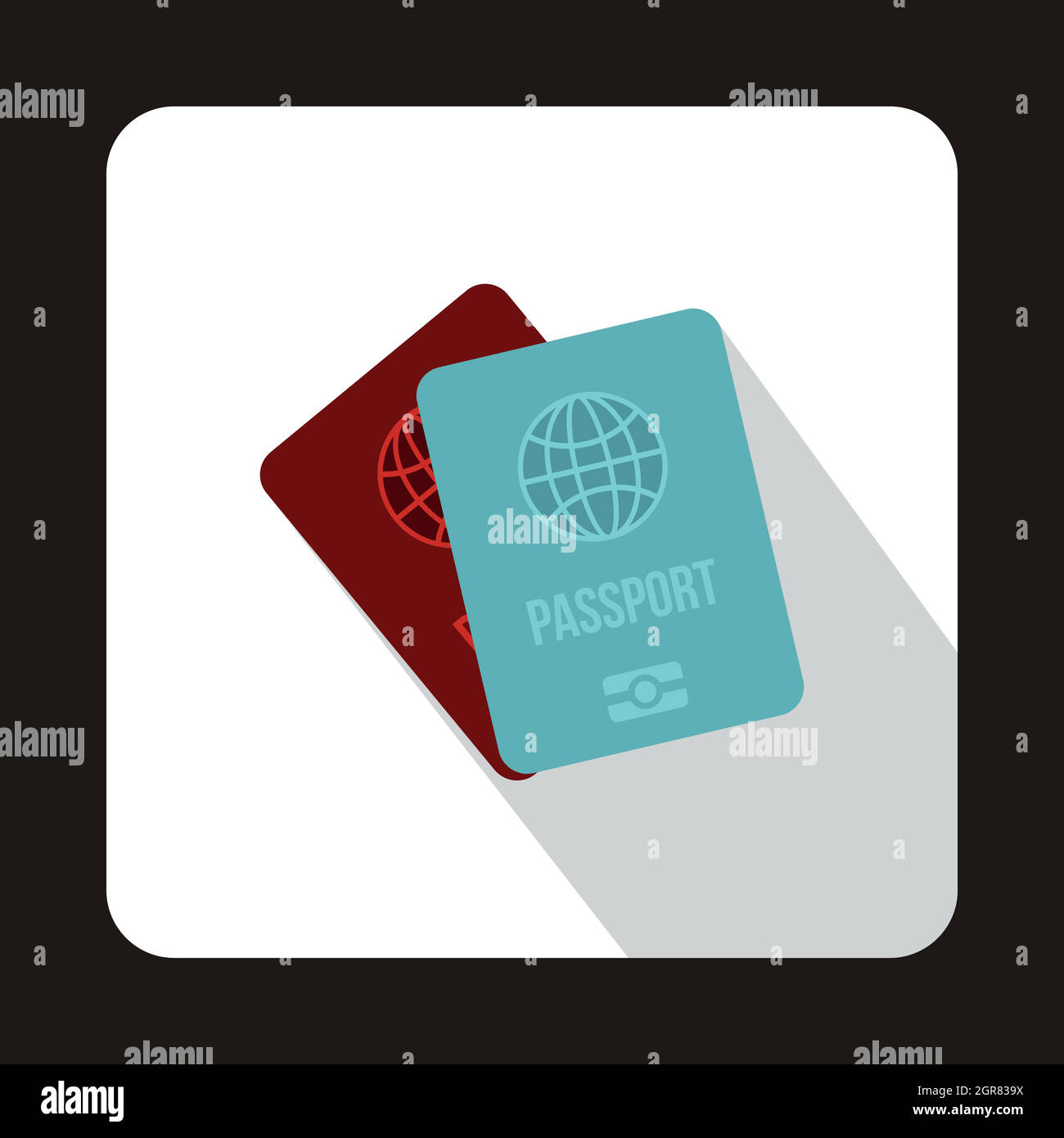 Document passport Stock Vector Images - Alamy