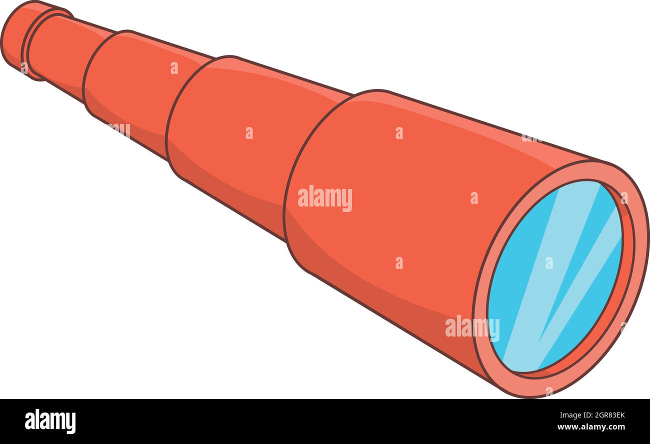 Antique telescope icon, cartoon style Stock Vector Image & Art - Alamy