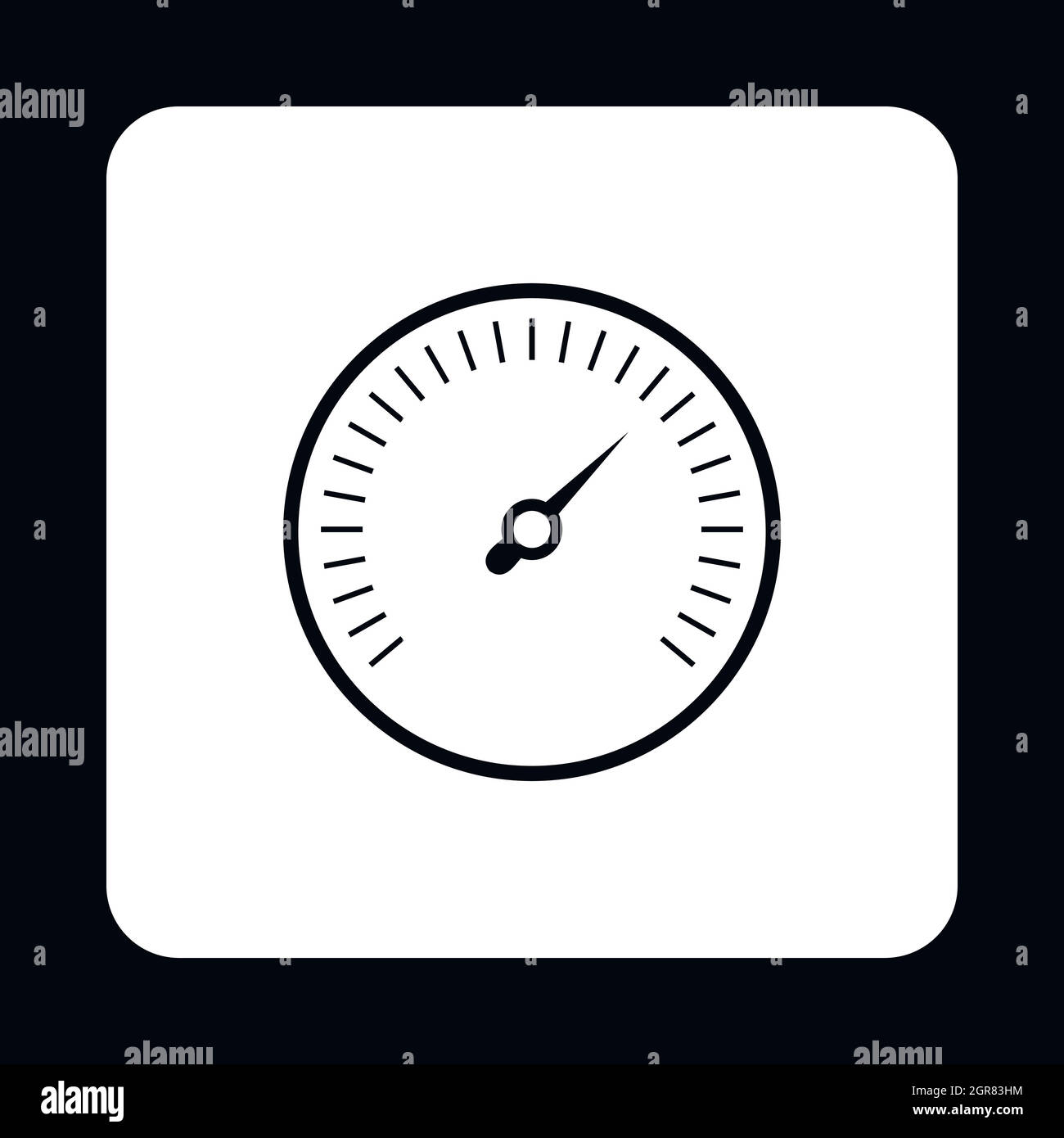 Car speedometer icon, simple style Stock Vector Image & Art - Alamy